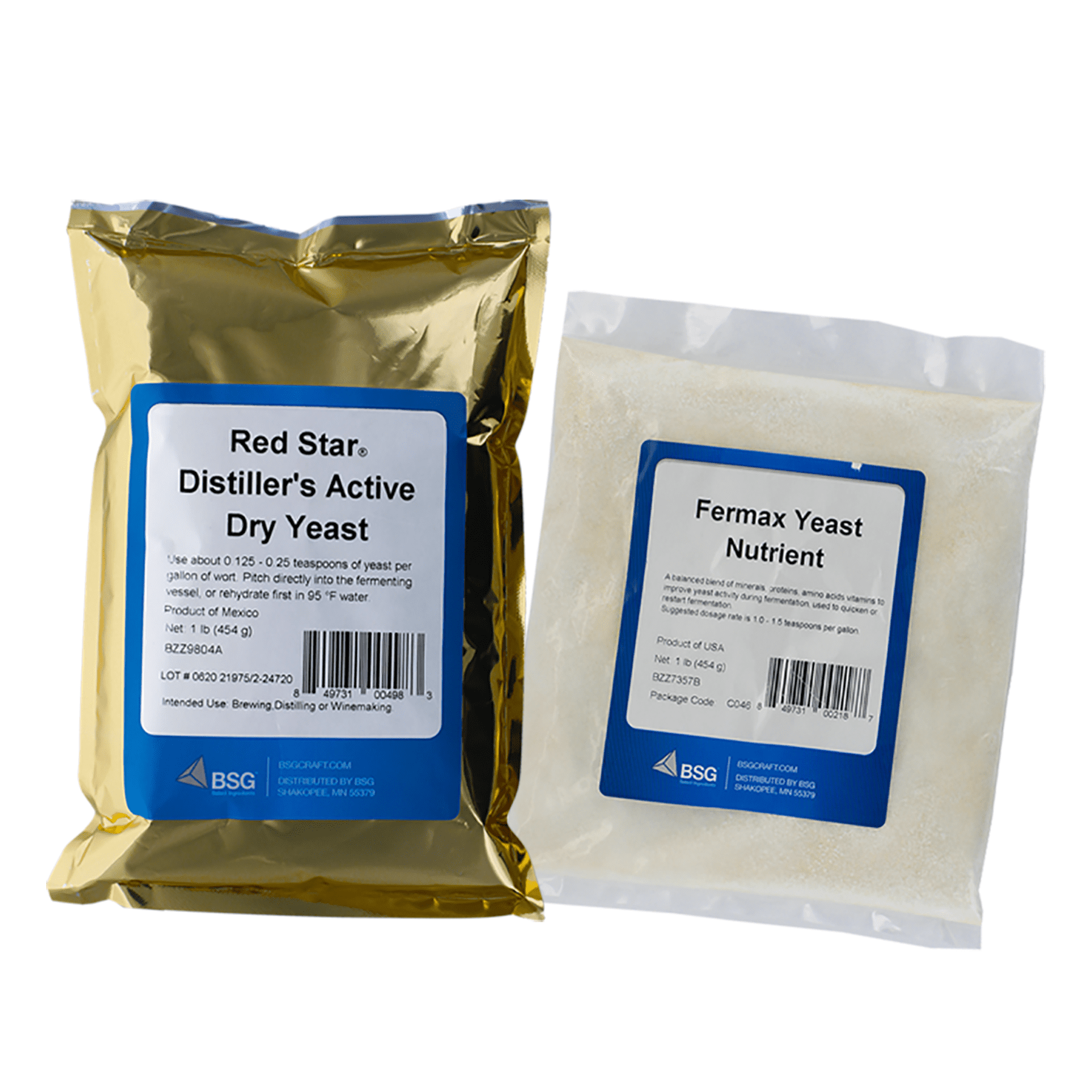 Home Brew Ohio Distiller's Yeast (Dady) and Fermax Yeast Nutrient ...