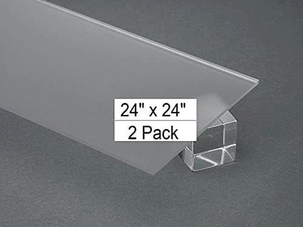 DistinctAndUnique 2 Pack Frosted Cast Acrylic Plexiglass Sheets 1/8 ... DistinctAndUnique 2 Pack Frosted Cast Acrylic Plexiglass Sheets 1/8 ...