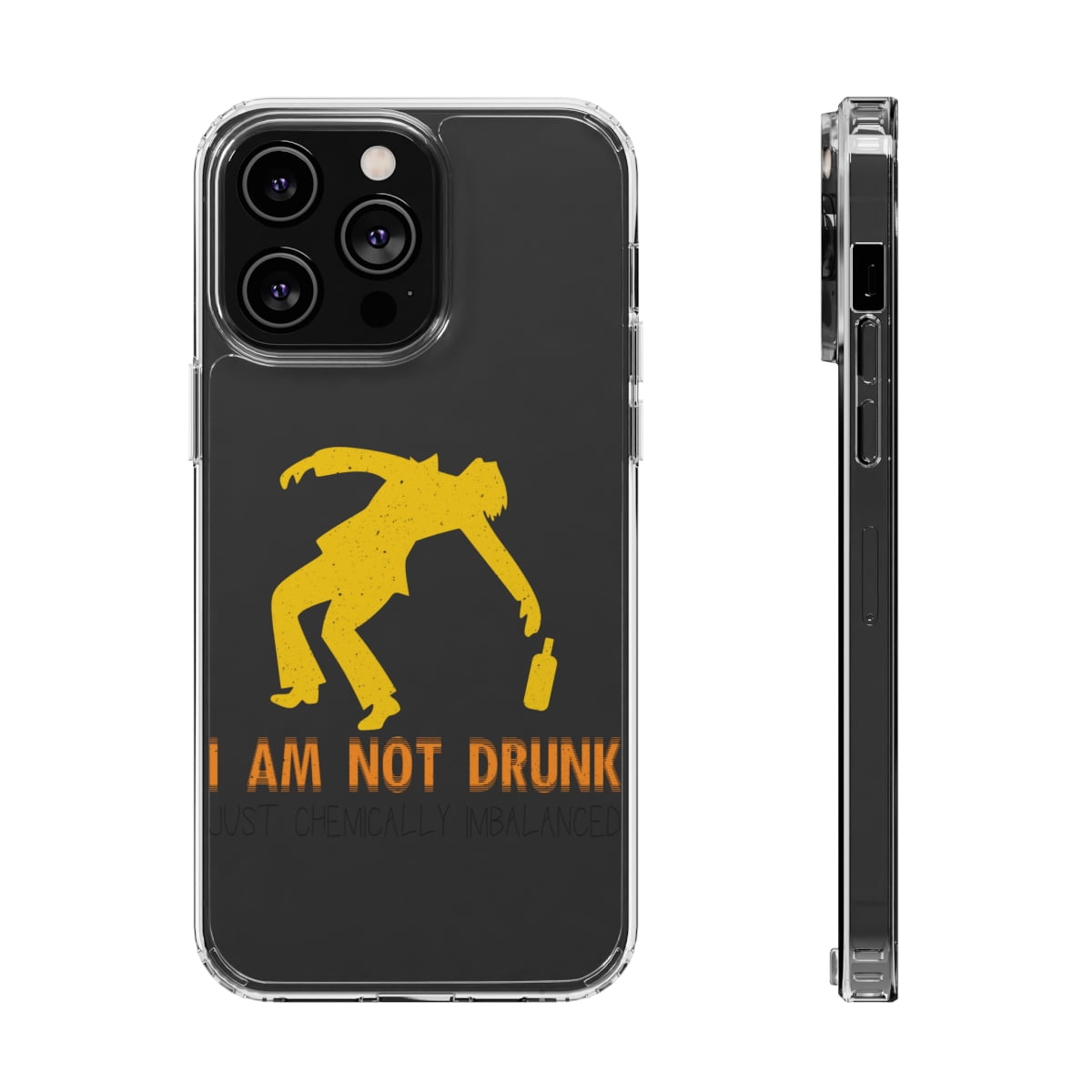 DistinctInk Clear Case for Apple iPhone 13 PRO (6.1" Screen) - Not ...