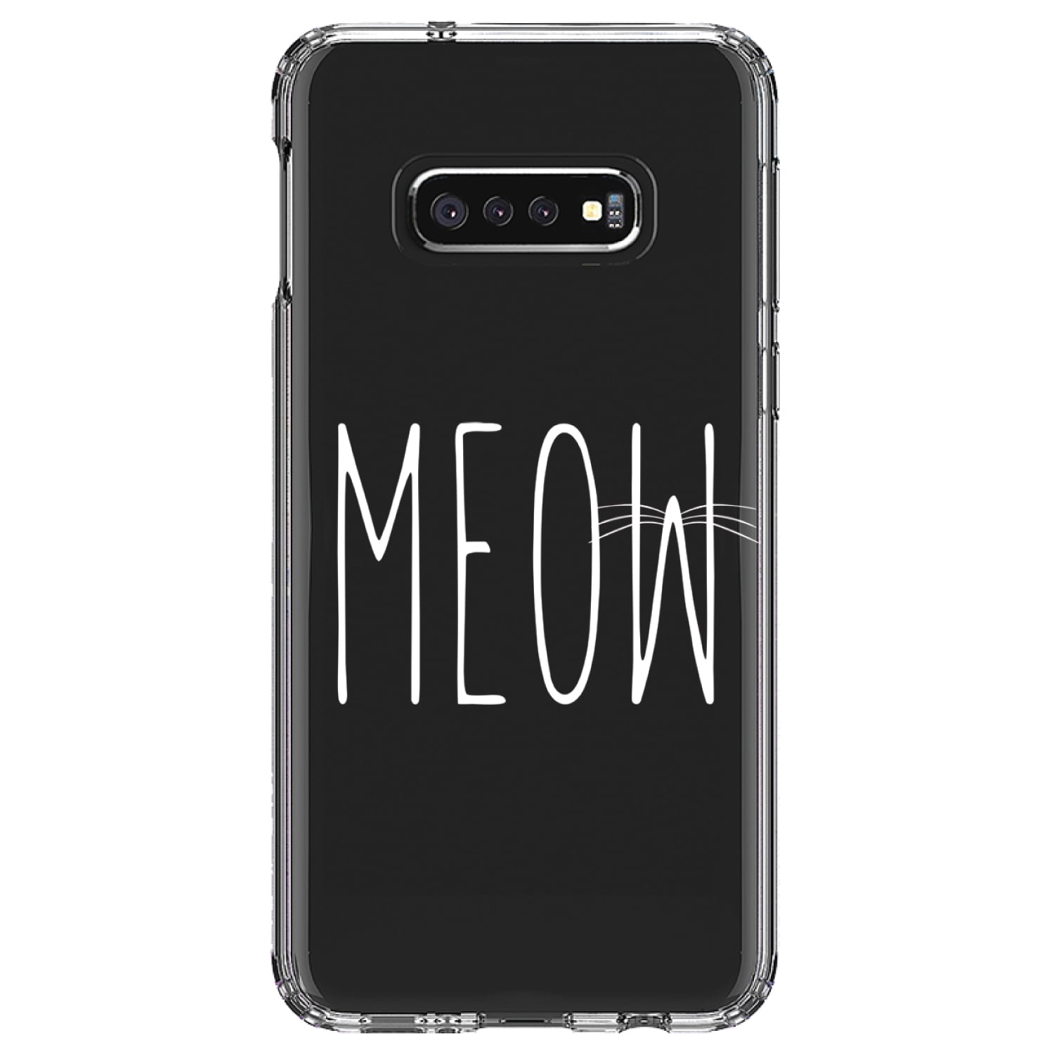 DistinctInk Clear Shockproof Hybrid Case for Samsung Galaxy S10e (5.8 ...