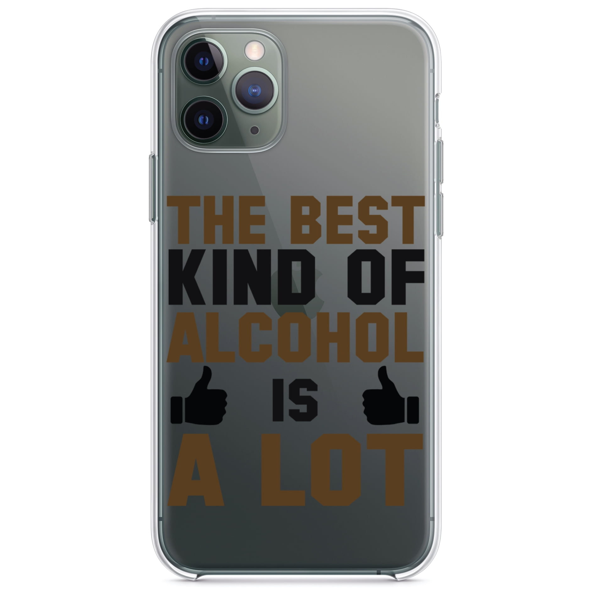 DistinctInk Clear Shockproof Hybrid Case for iPhone 13 (6.1" Screen ...