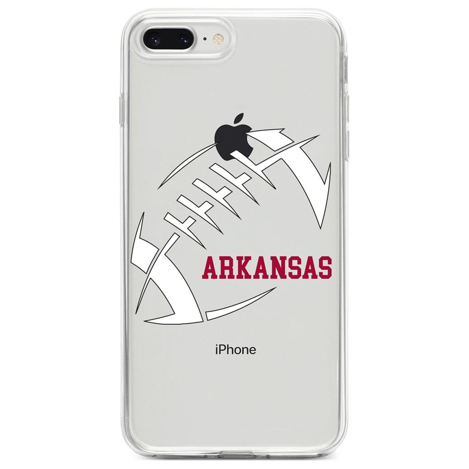 DistinctInk Clear Shockproof Hybrid Case for iPhone 7 PLUS / 8 PLUS (5. ...