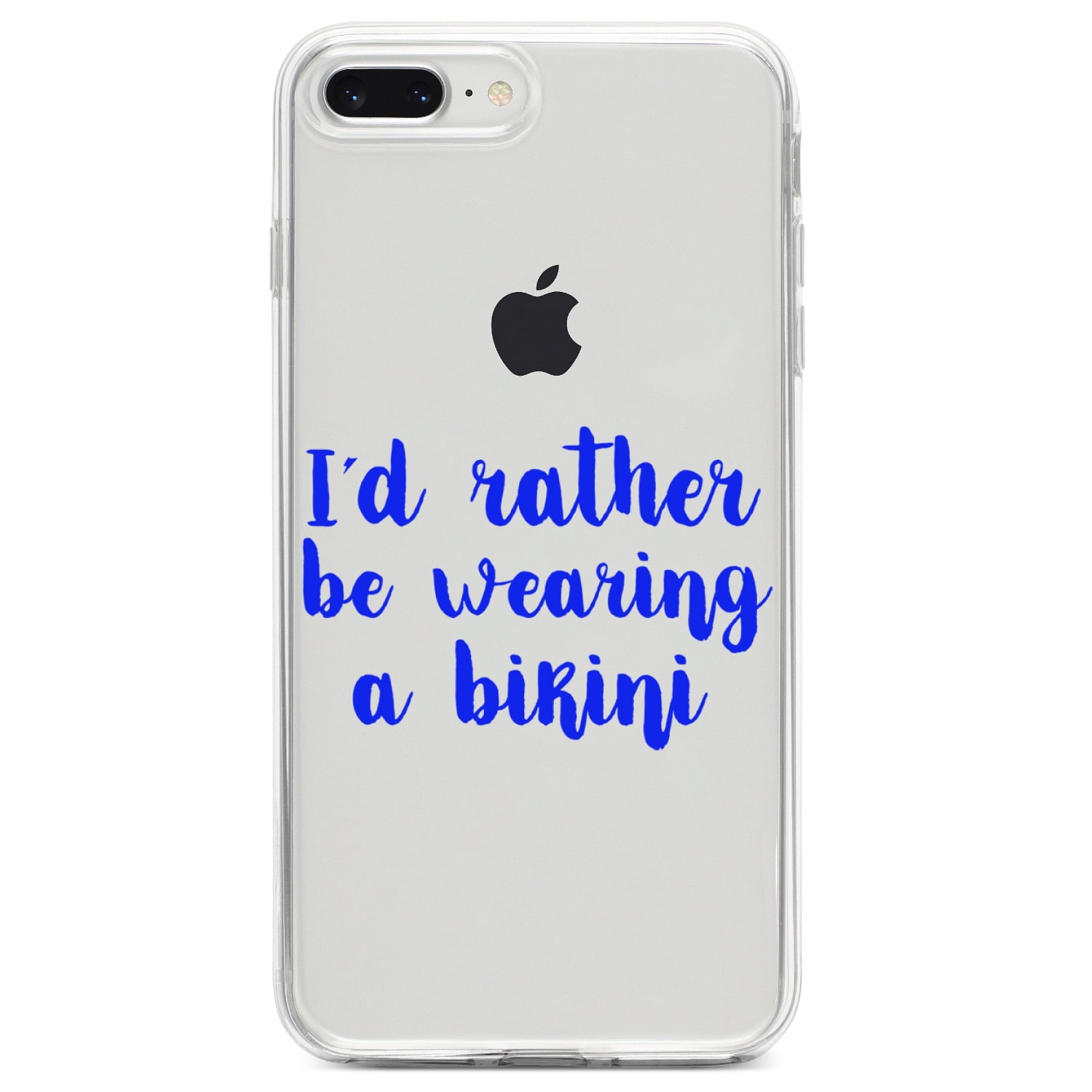 DistinctInk Clear Shockproof Hybrid Case for iPhone 7 PLUS / 8 PLUS (5. ...