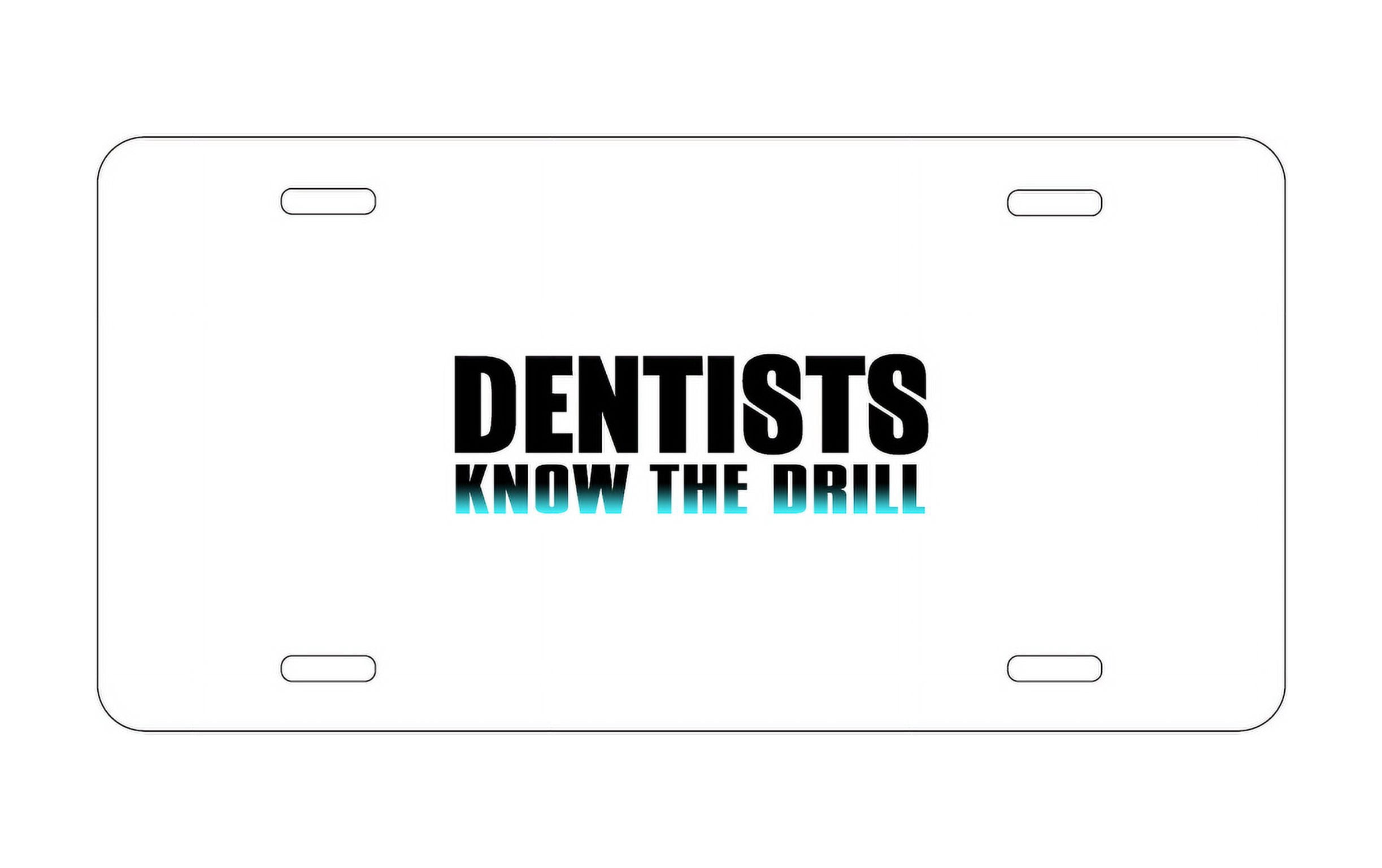 DistinctInk Custom Aluminum Vanity License Plate for Front of Car ...