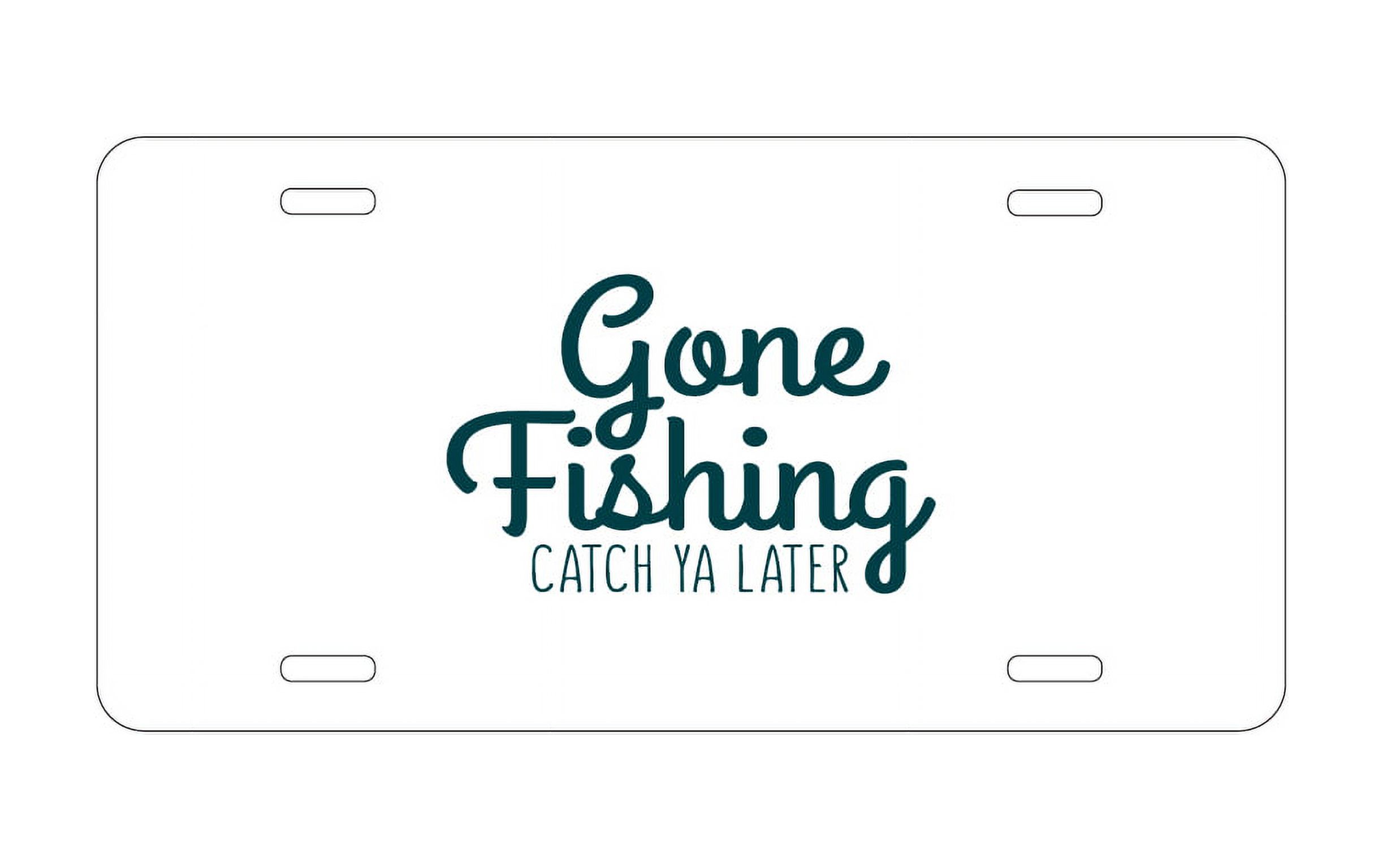 DistinctInk Custom Aluminum Vanity License Plate for Front of Car ...