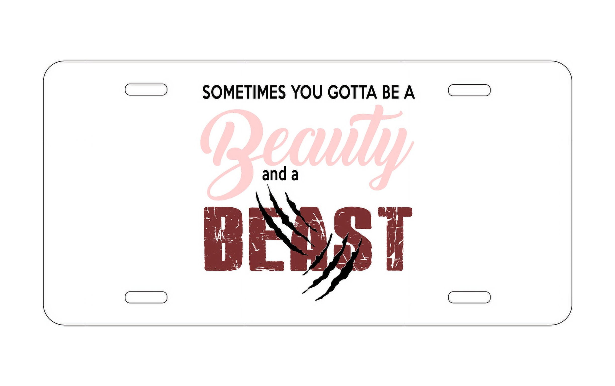 DistinctInk Custom Aluminum Vanity License Plate for Front of Car ...