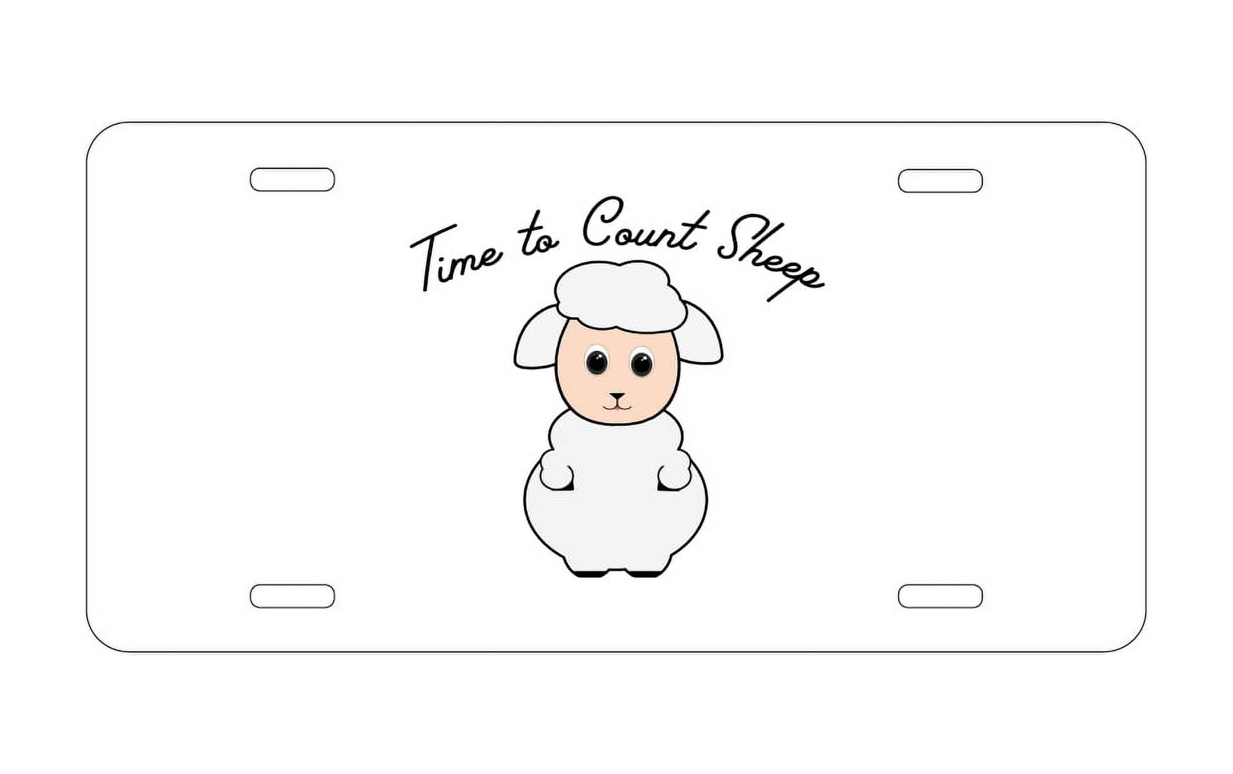 DistinctInk Custom Aluminum Vanity License Plate for Front of Car ...