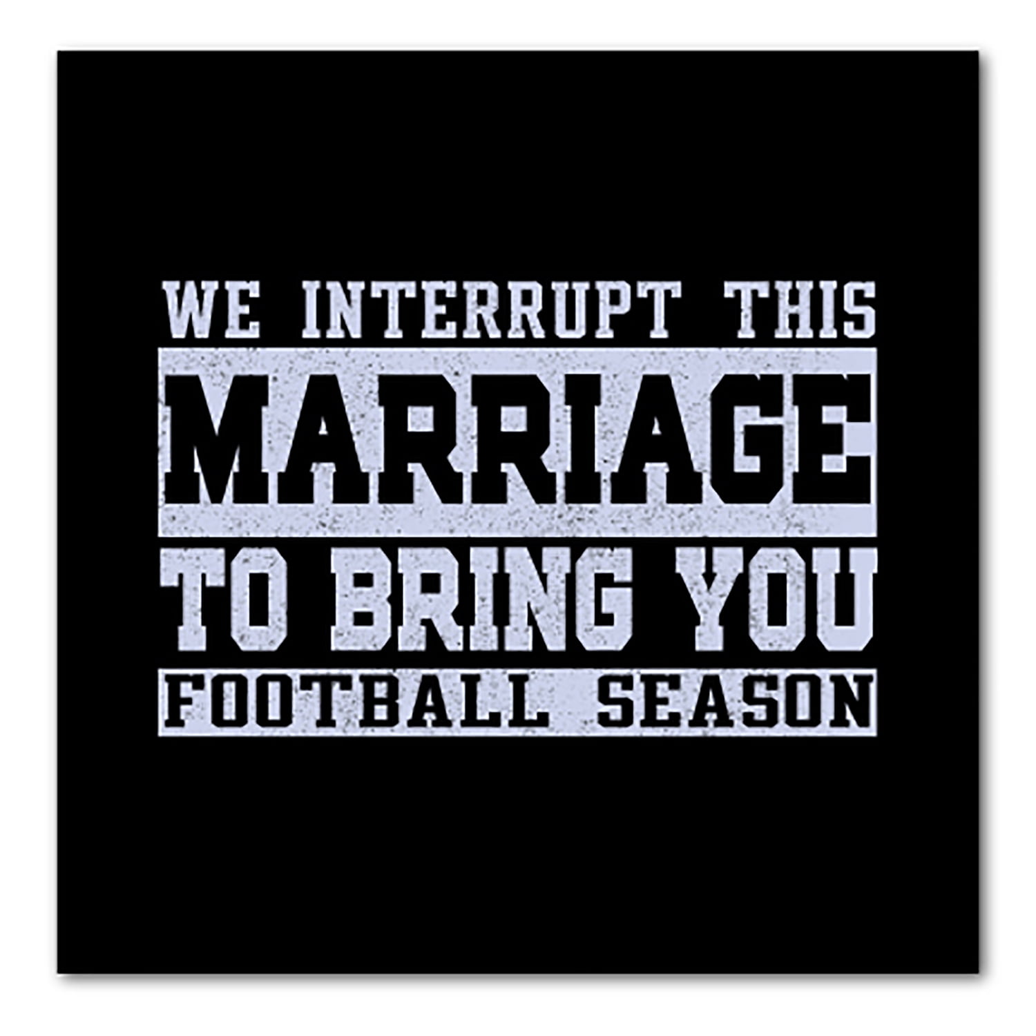 DistinctInk Custom Bumper Sticker - 10" x 10" Decorative Decal - Black ...