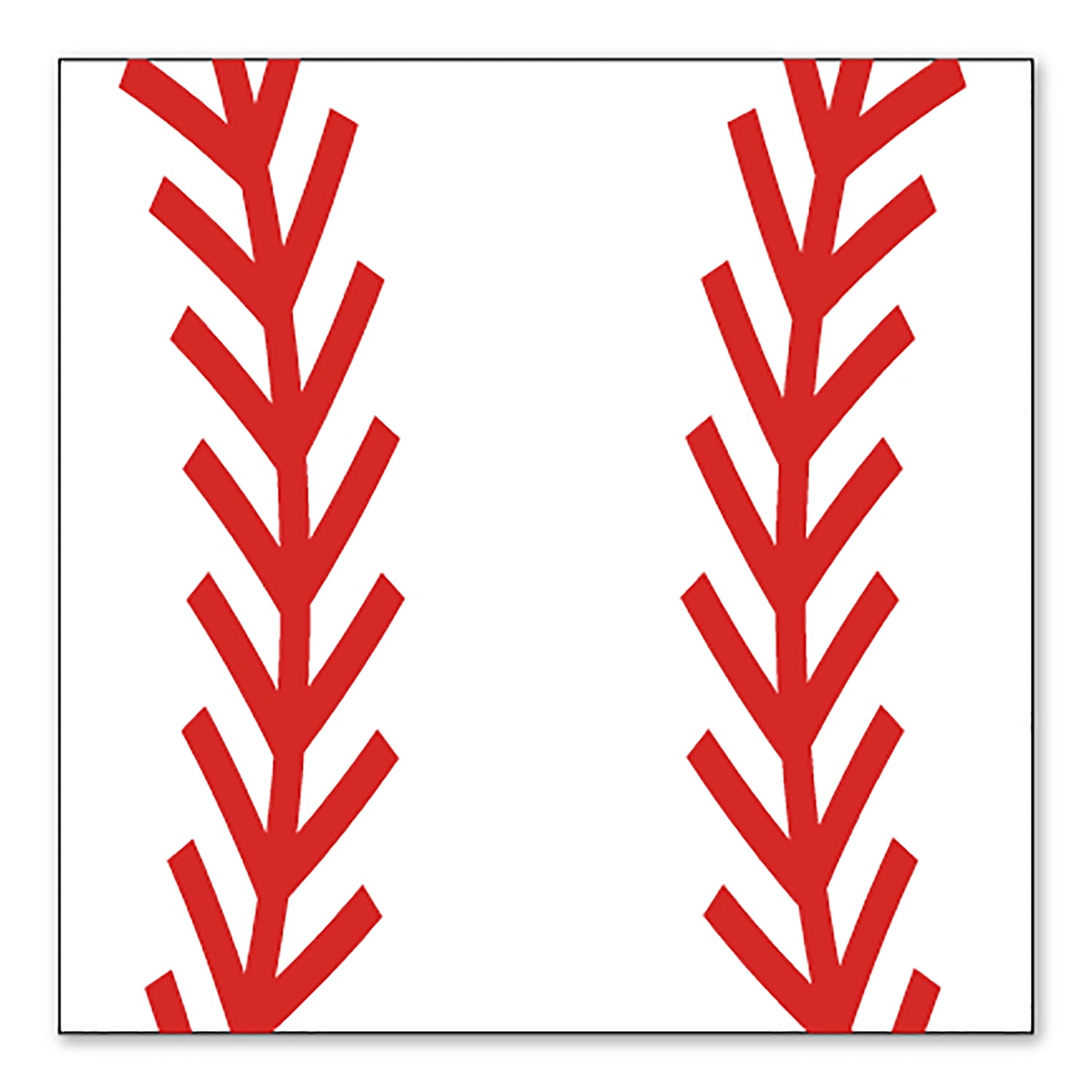 DistinctInk Custom Bumper Sticker - 3" x 3" Decorative Decal - White ...