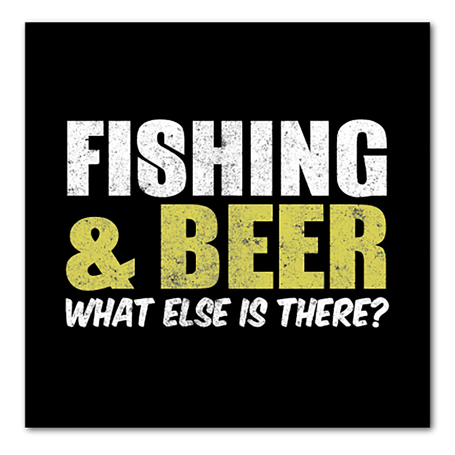 DistinctInk Custom Bumper Sticker - 8" x 8" Decorative Decal - Black ...