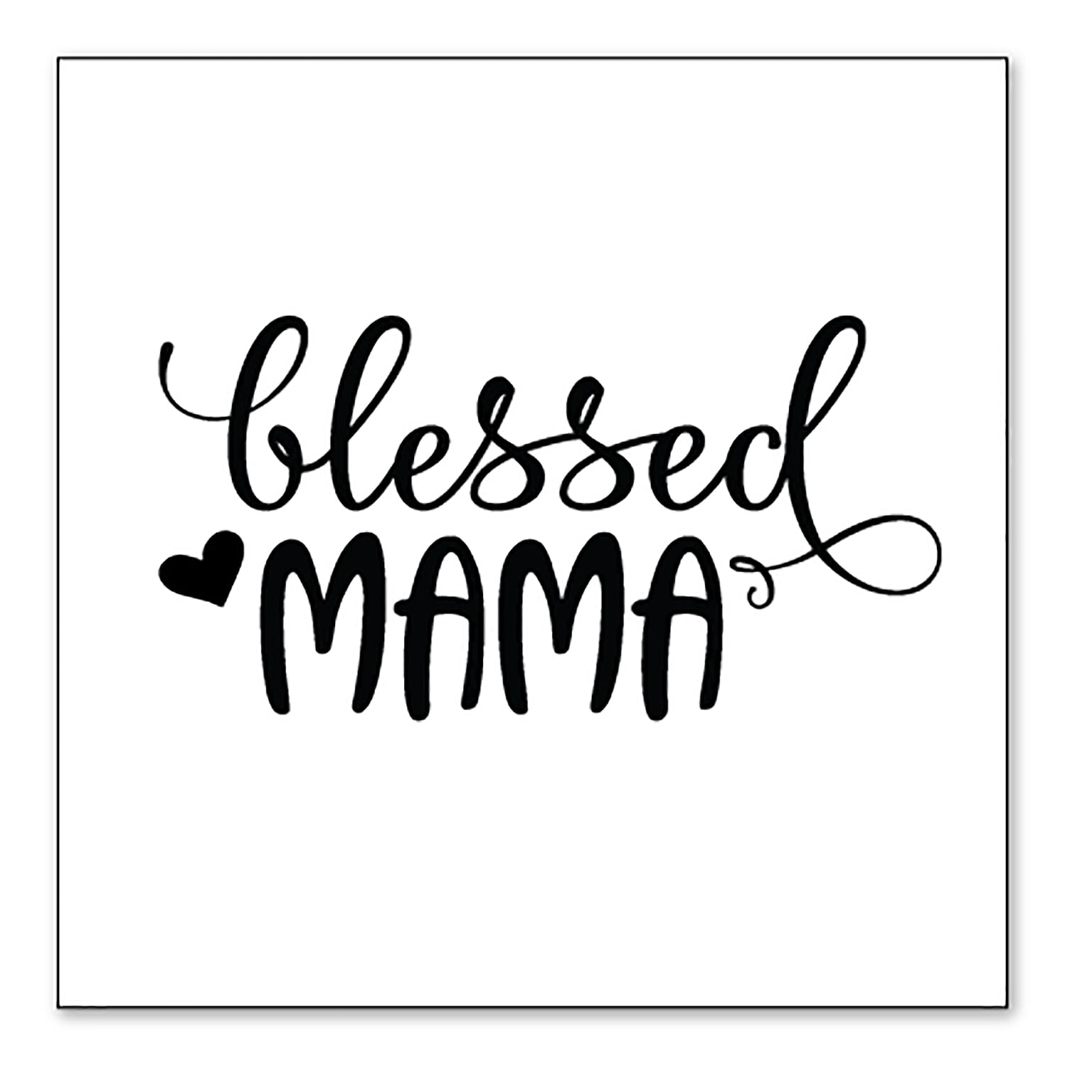 DistinctInk Custom Bumper Sticker - 8" x 8" Decorative Decal - White ...