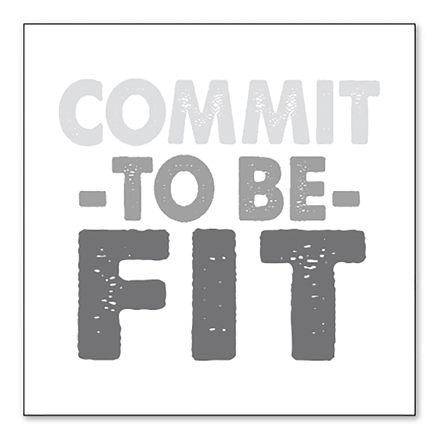 DistinctInk Custom Bumper Sticker - 8" x 8" Decorative Decal - White ...