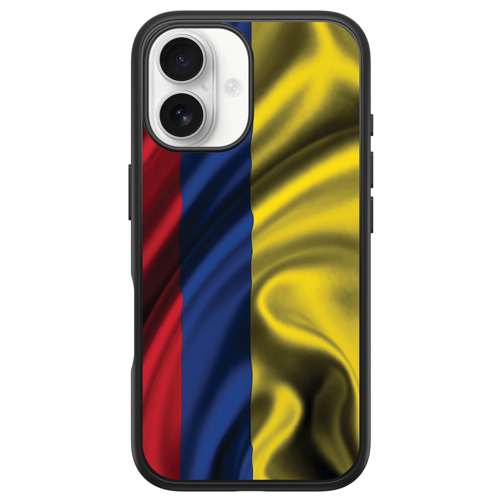 DistinctInk Custom OtterBox Symmetry for iPhone 16 - Custom Black Case ...