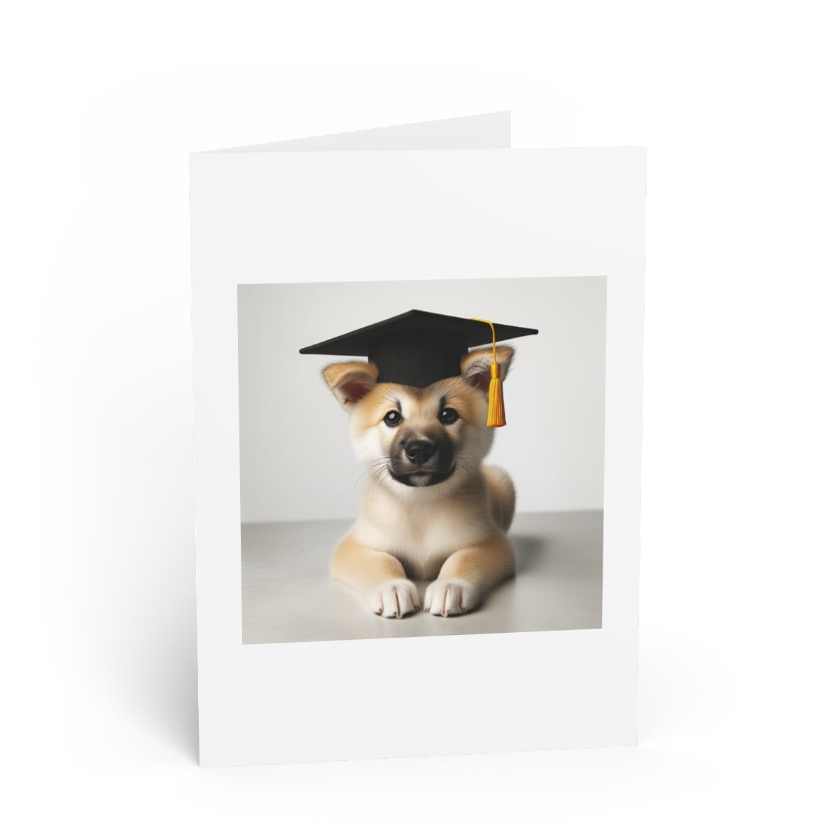 DistinctInk Greeting Card / Note Card - Canaan Dog Puppy Graduation ...