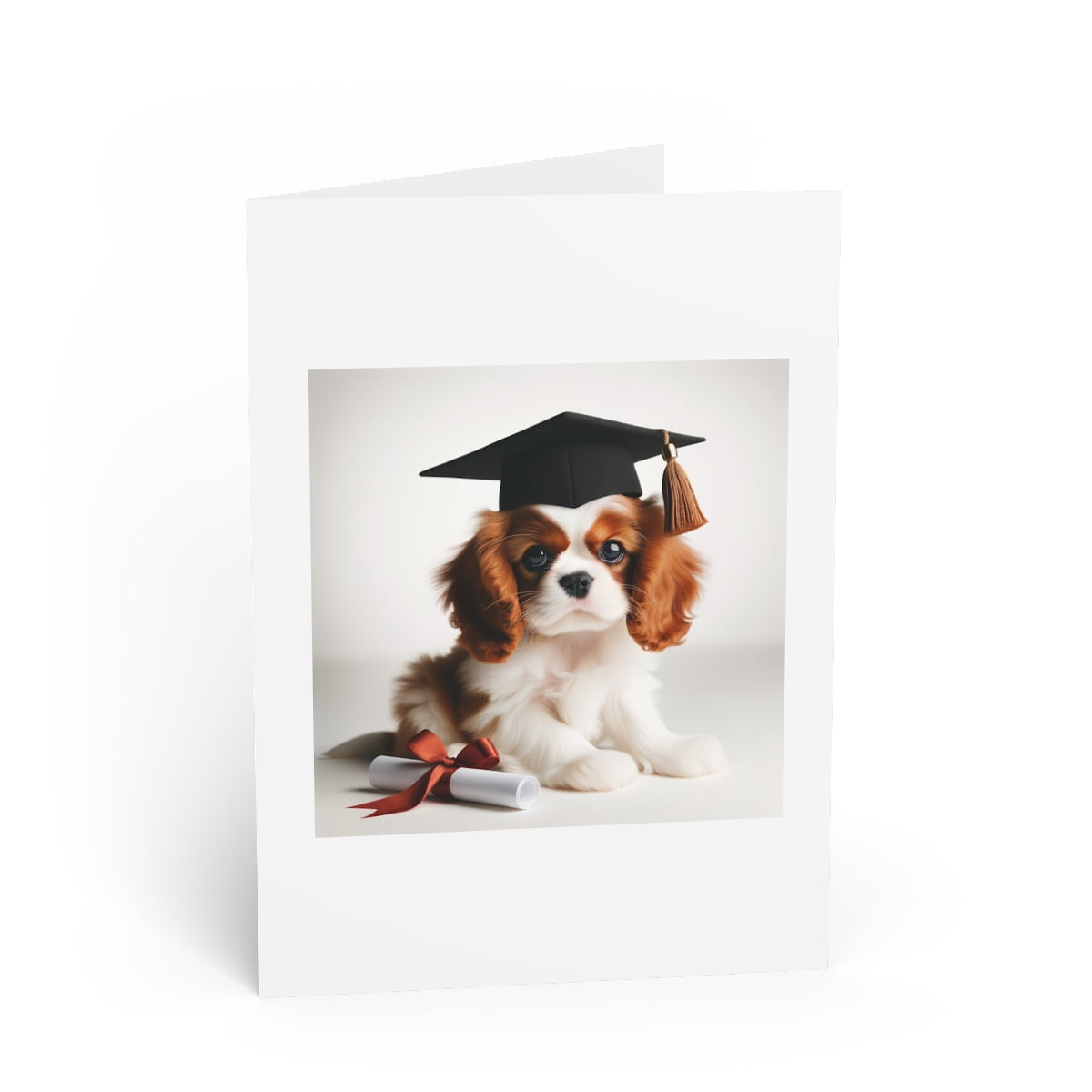 DistinctInk Greeting Card / Note Card - Cavalie Charles Spaniel Puppy ...