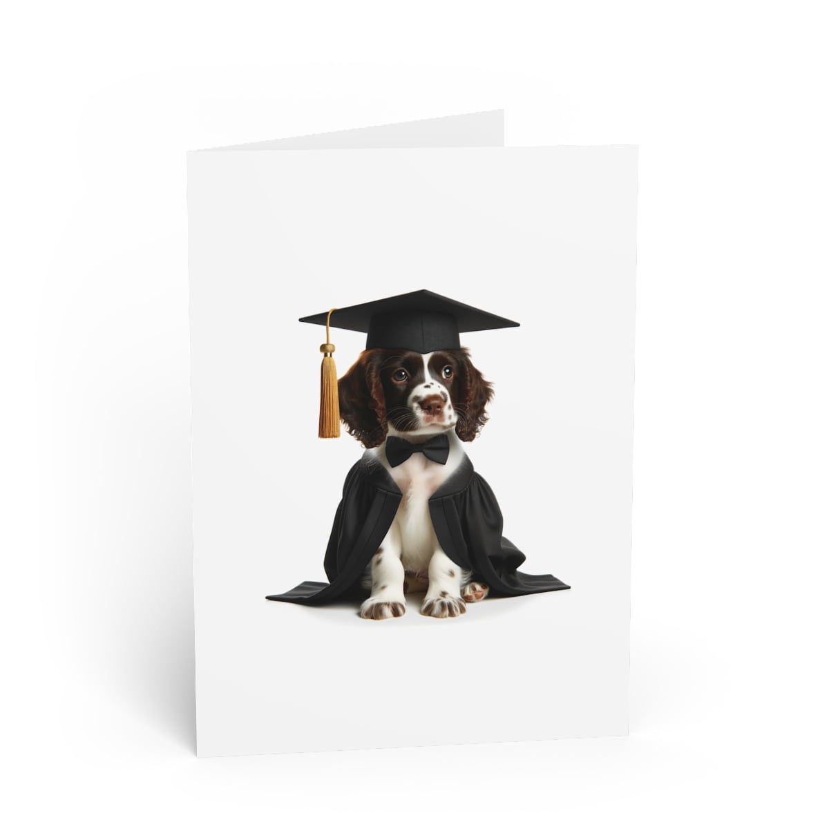 DistinctInk Greeting Card / Note Card - English Springer Spaniel Puppy ...