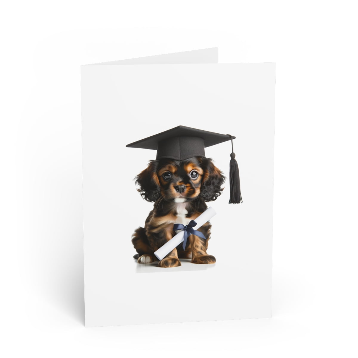 DistinctInk Greeting Card / Note Card - English Toy Spaniel Puppy ...