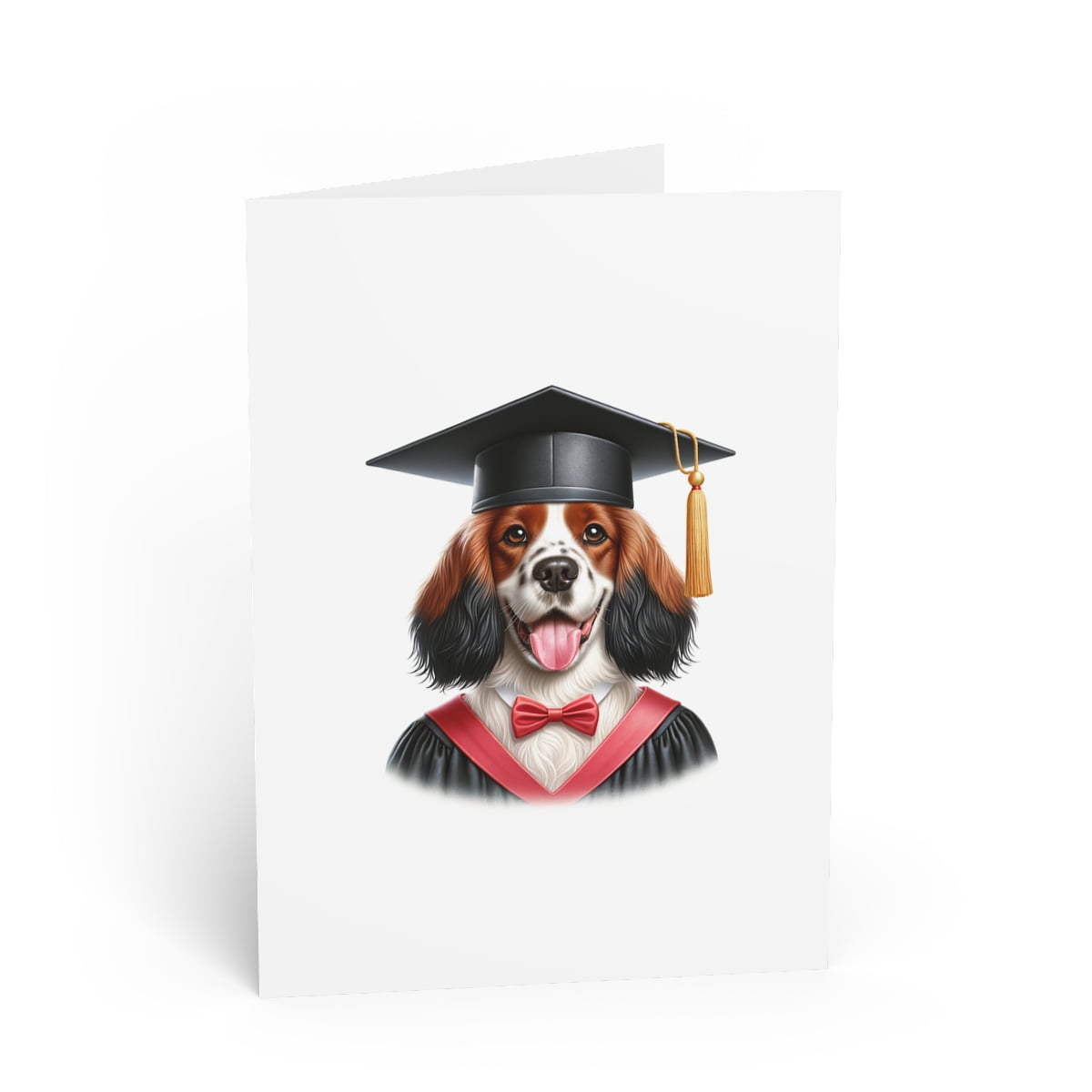 DistinctInk Greeting Card / Note Card - Field Spaniel Graduation - PACK ...