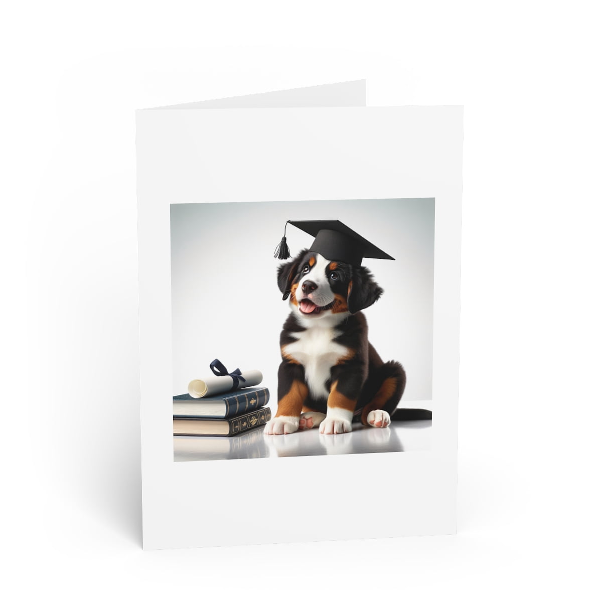 DistinctInk Greeting Card / Note Card - Greater Swis Mountain Dog Puppy ...