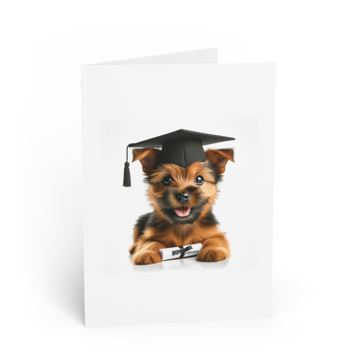 DistinctInk Greeting Card / Note Card - Norwich Terrier Puppy ...