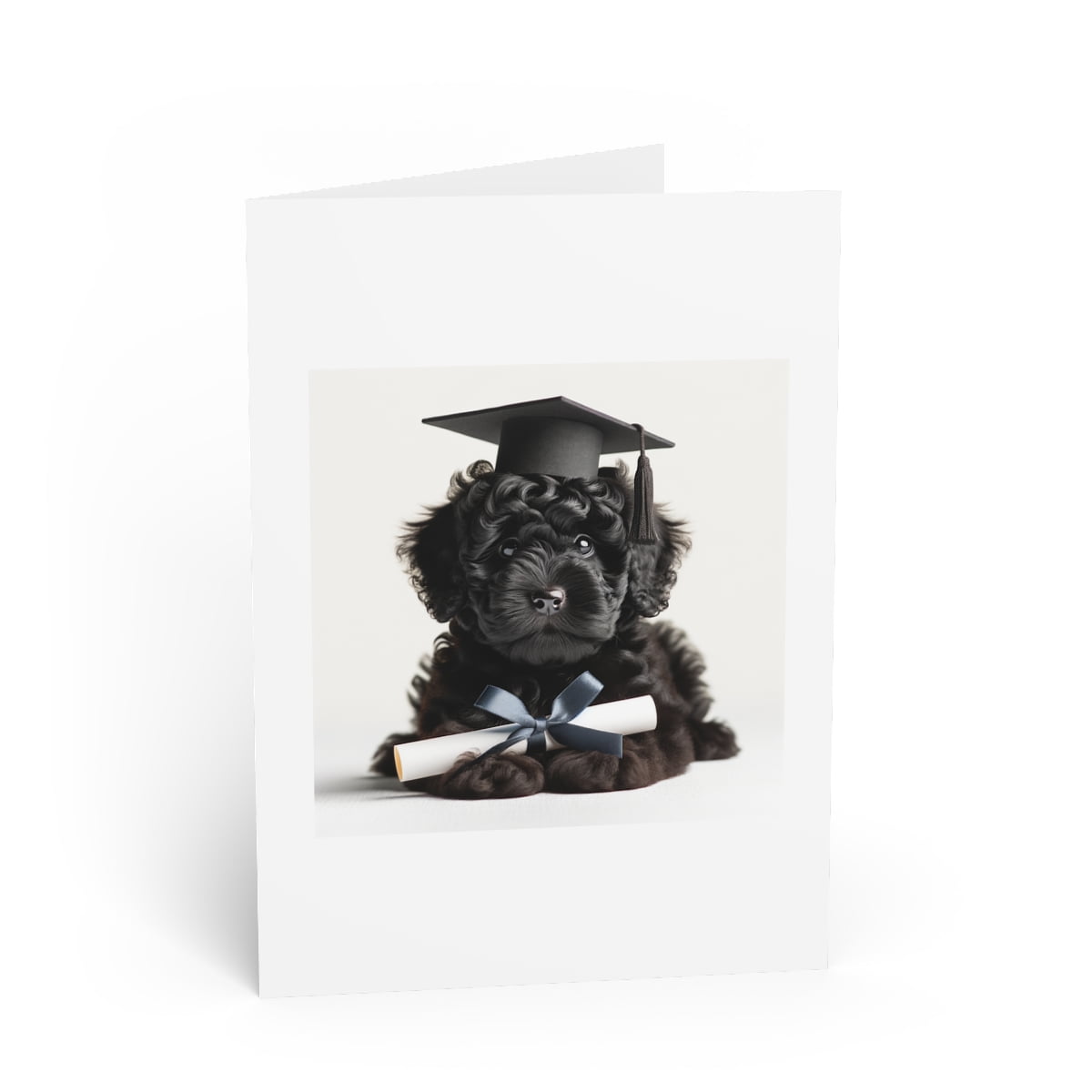 DistinctInk Greeting Card / Note Card - Portuguese Water Dog Puppy ...