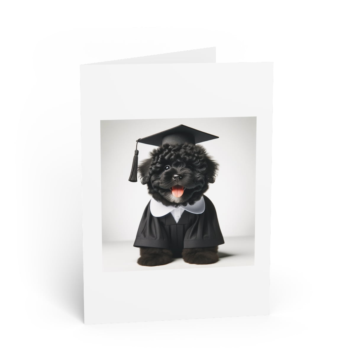 DistinctInk Greeting Card / Note Card - Pulik Puppy Graduation - PACK ...