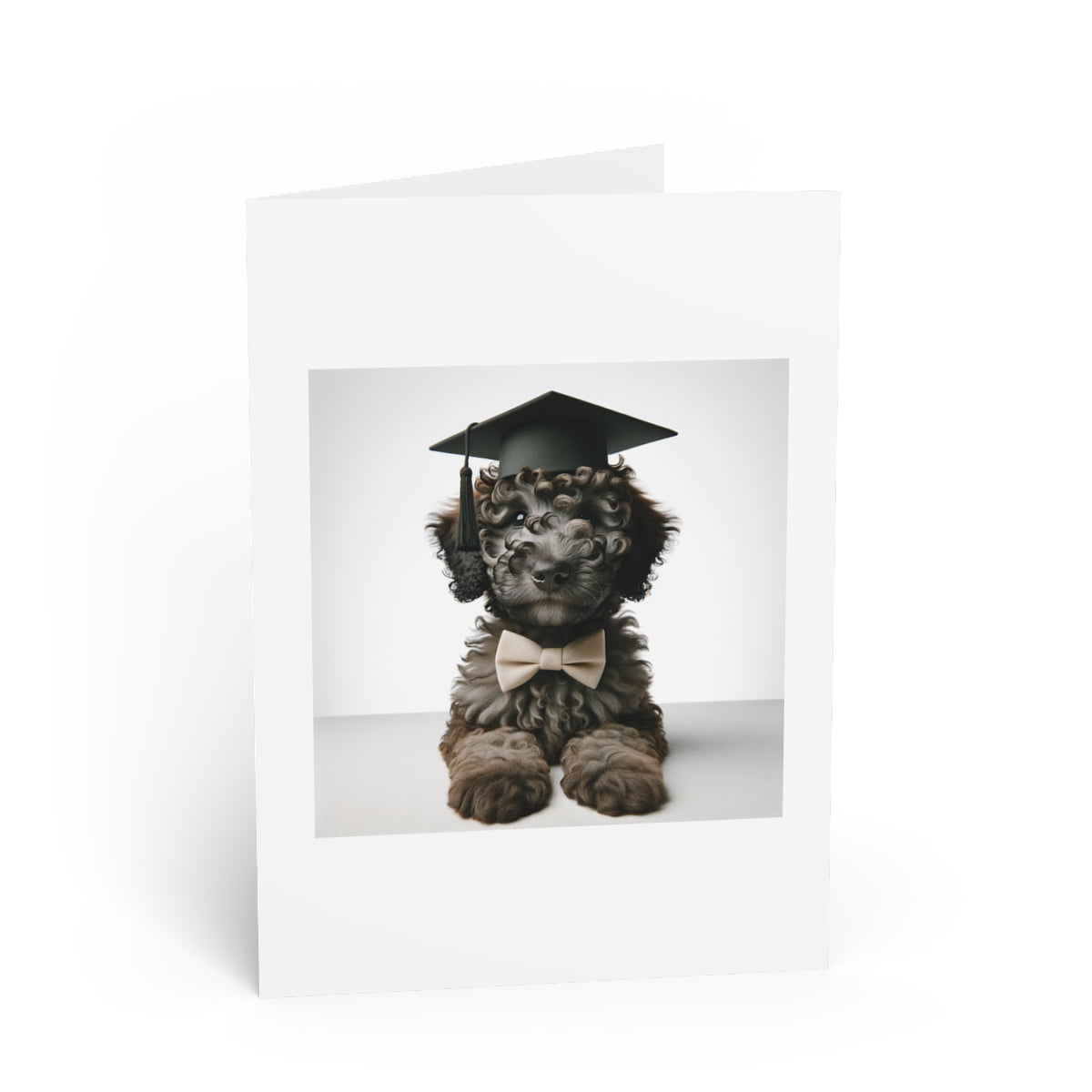 DistinctInk Greeting Card / Note Card - Spanish Water Dog Puppy ...