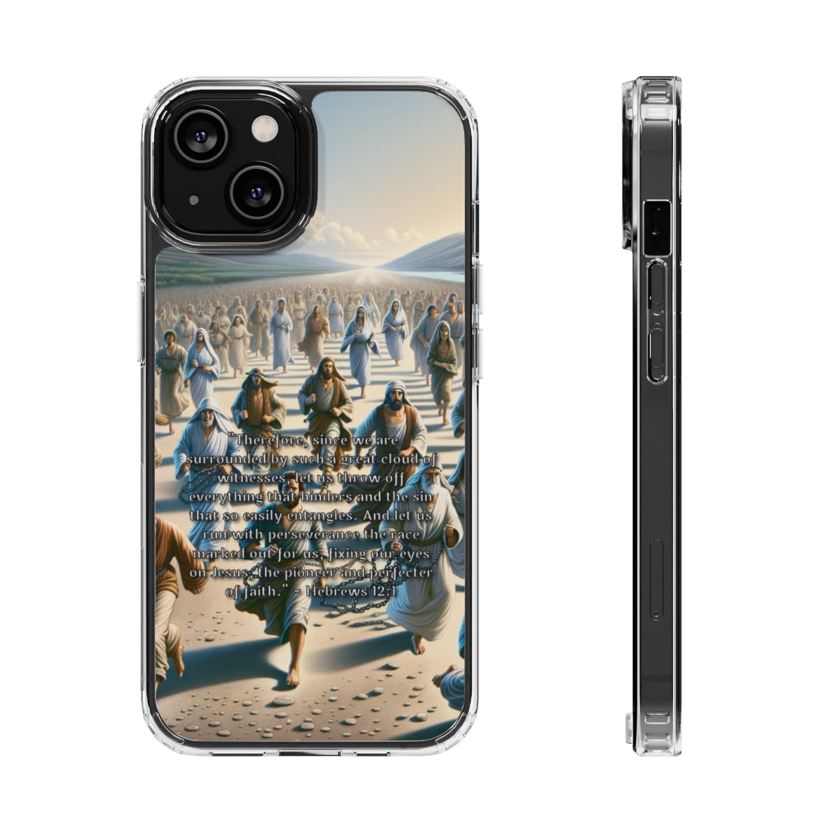 DistinctInk Hybrid (Acrylic / TPU) Clear Slim Fit Case for Apple iPhone ...