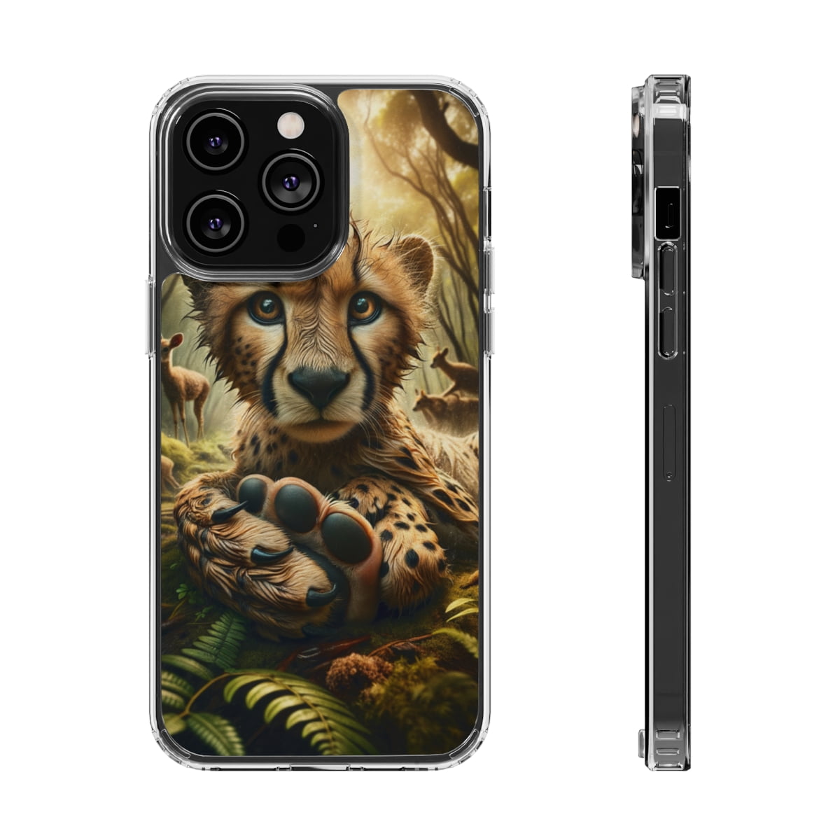 DistinctInk Hybrid (Acrylic / TPU) Clear Slim Fit Case for Apple iPhone ...