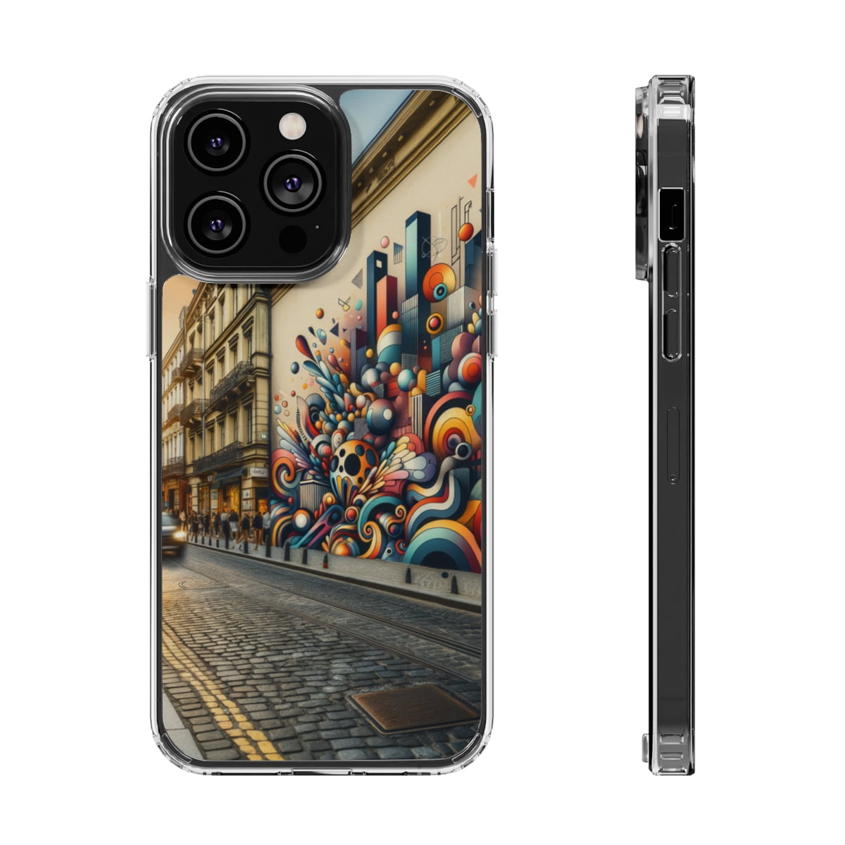 DistinctInk Hybrid (Acrylic / TPU) Clear Slim Fit Case for Apple iPhone ...