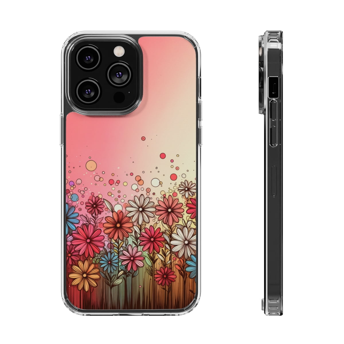 DistinctInk Hybrid (Acrylic / TPU) Clear Slim Fit Case for Apple iPhone ...