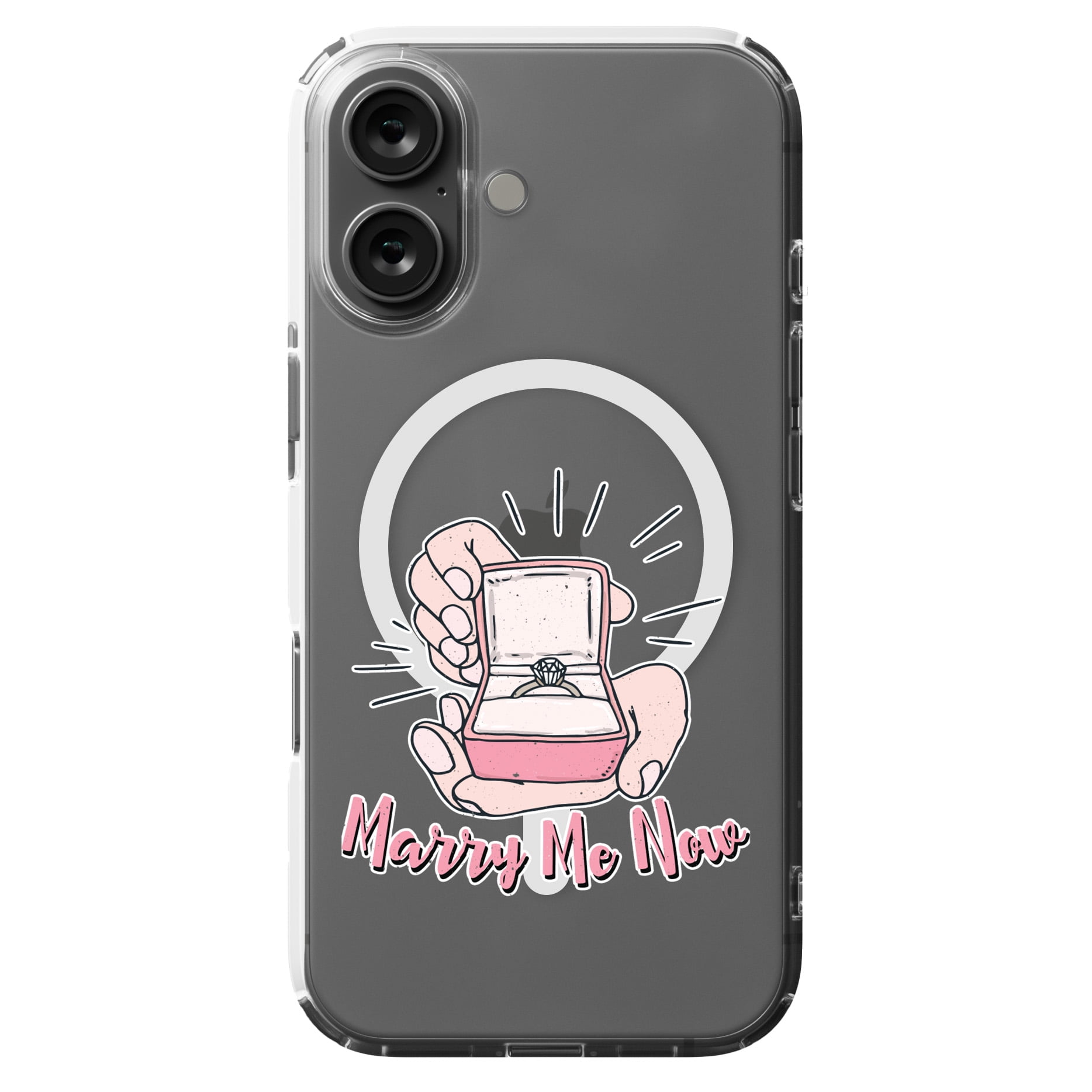 DistinctInk Hybrid Case for iPhone 16 - Slim, Durable, Compatible with ...