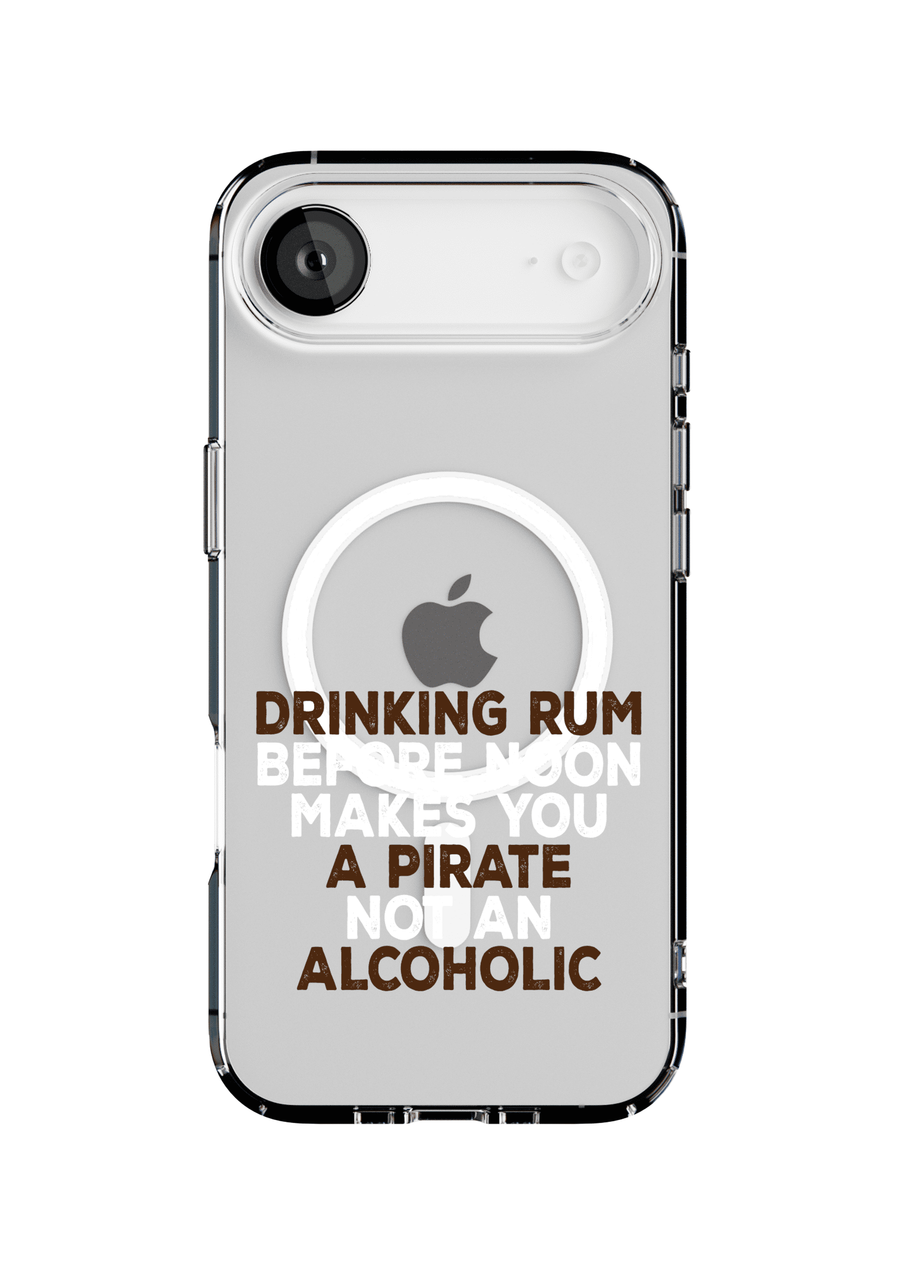 DistinctInk Hybrid Clear Case Compatible with MagSafe for iPhone 17 Air ...