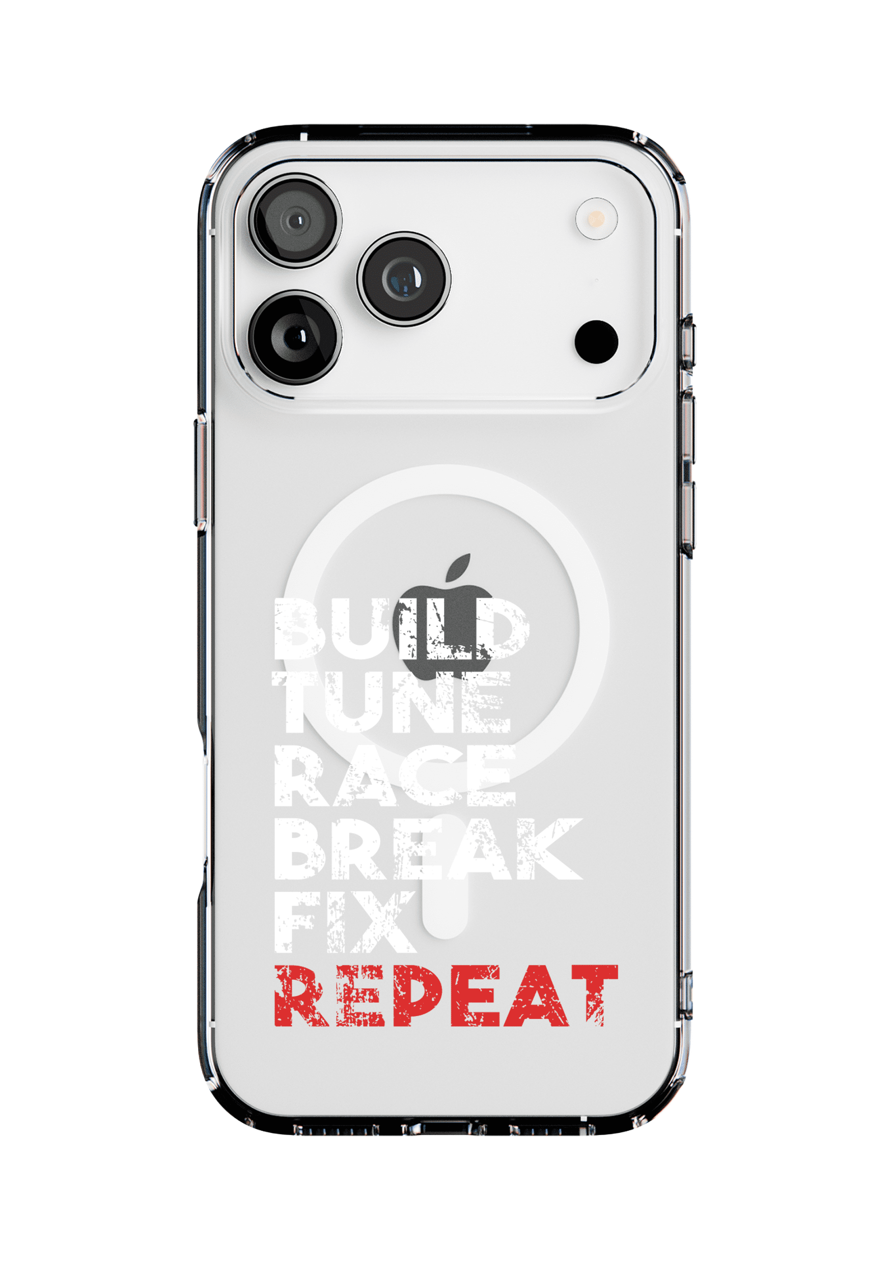 DistinctInk Hybrid Clear Case Compatible with MagSafe for iPhone 17 Pro ...