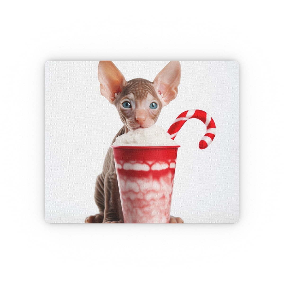 DistinctInk Mouse Pad - 1/4" Foam Rubber - Cornish Rex Kitten - Walmart.com