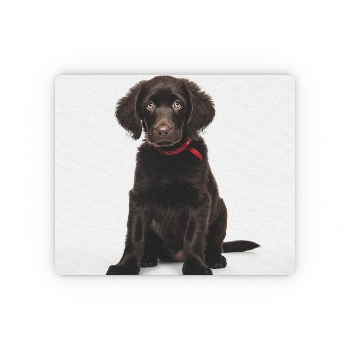DistinctInk Mouse Pad - 1/4" Foam Rubber - Curly-Coated Retriever Puppy ...