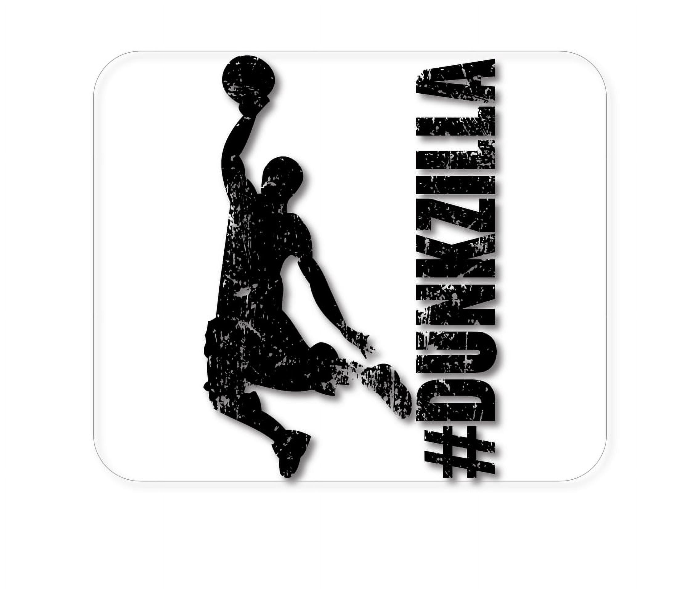 DistinctInk Mouse Pad - 1/4" Foam Rubber - #Dunkzilla Dunk Basketball ...
