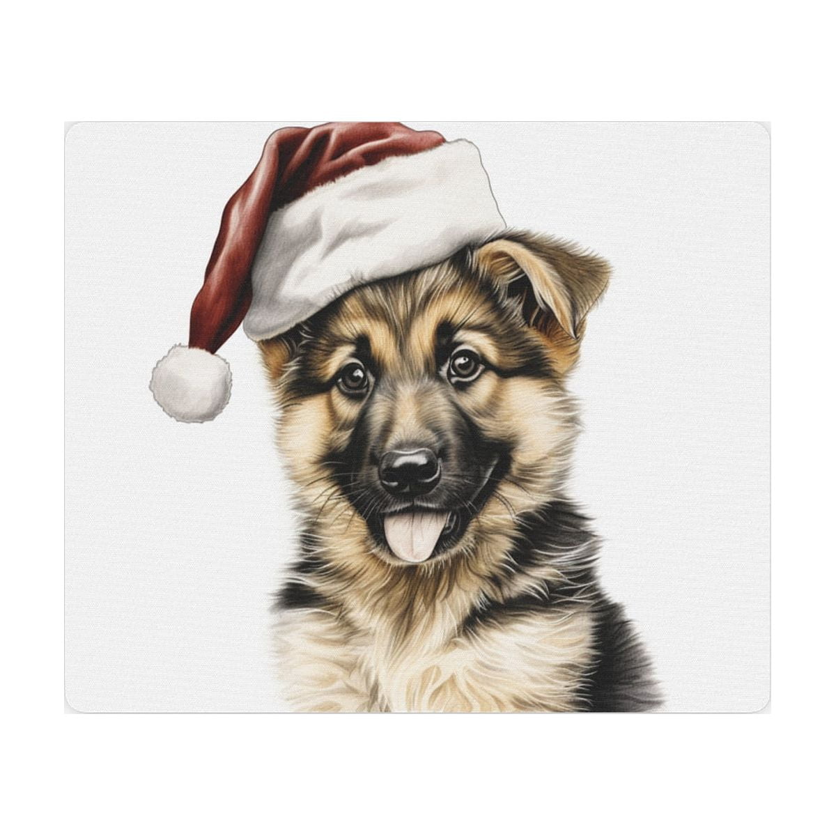 DistinctInk Mouse Pad - 1/4" Foam Rubber - German Shepherd Dog Puppy ...