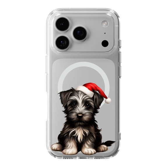 DistinctInk Skye Terrier Puppy Drawing Clear Case for iPhone 17 Pro ...