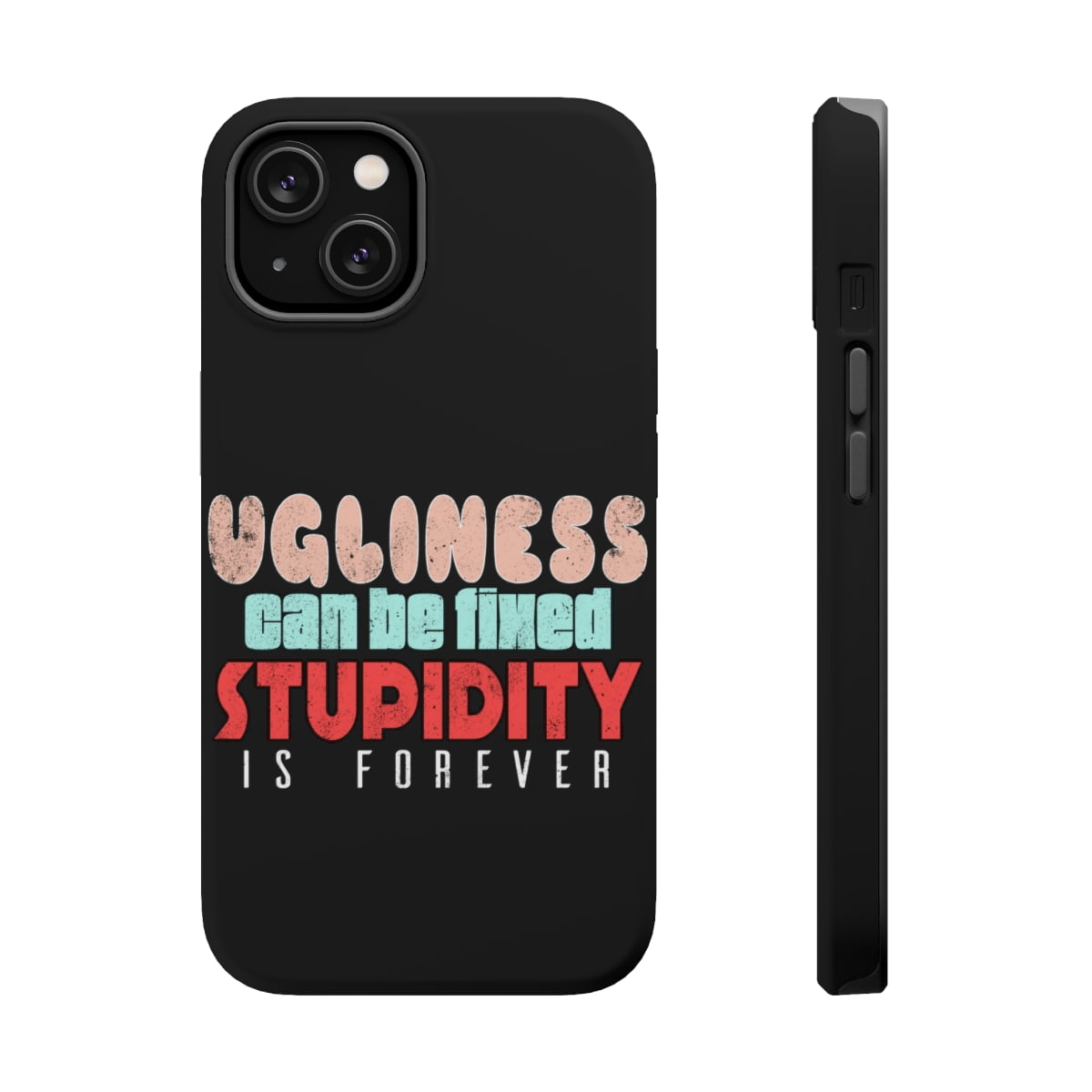 DistinctInk Tough Case for Apple iPhone 13 (6.1" Screen), Compatible ...