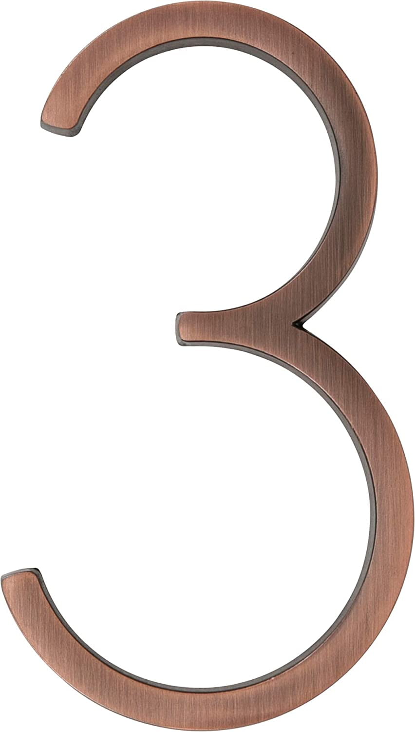Distinctions by Hillman 5-Inch Floating Mount House Bronze, Number 3 ...