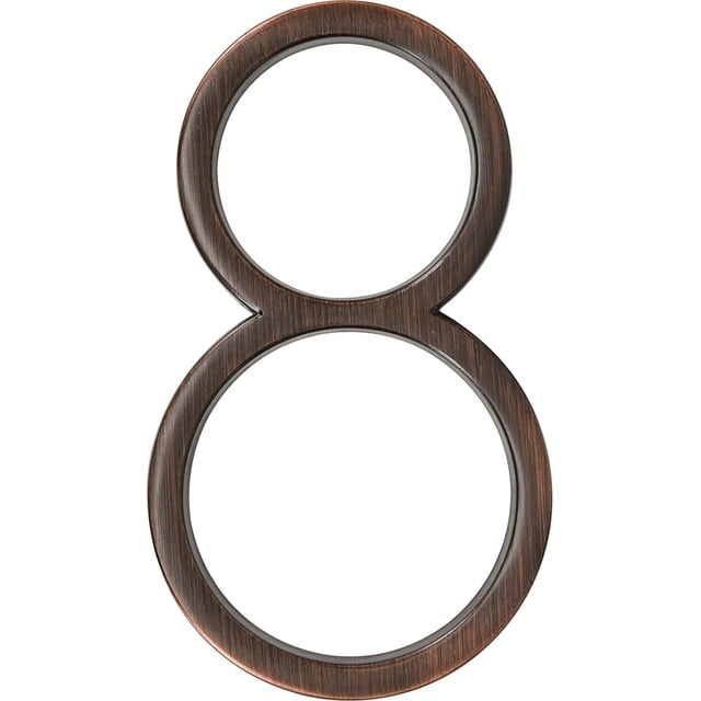 Distinctions by Hillman 5-Inch Floating Mount House Bronze, Number 8 ...