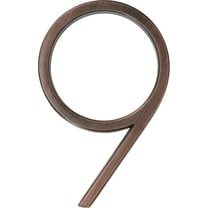 Hy-Ko Prestige Number 1- 6 inch Architectural House Number, Satin Black ...