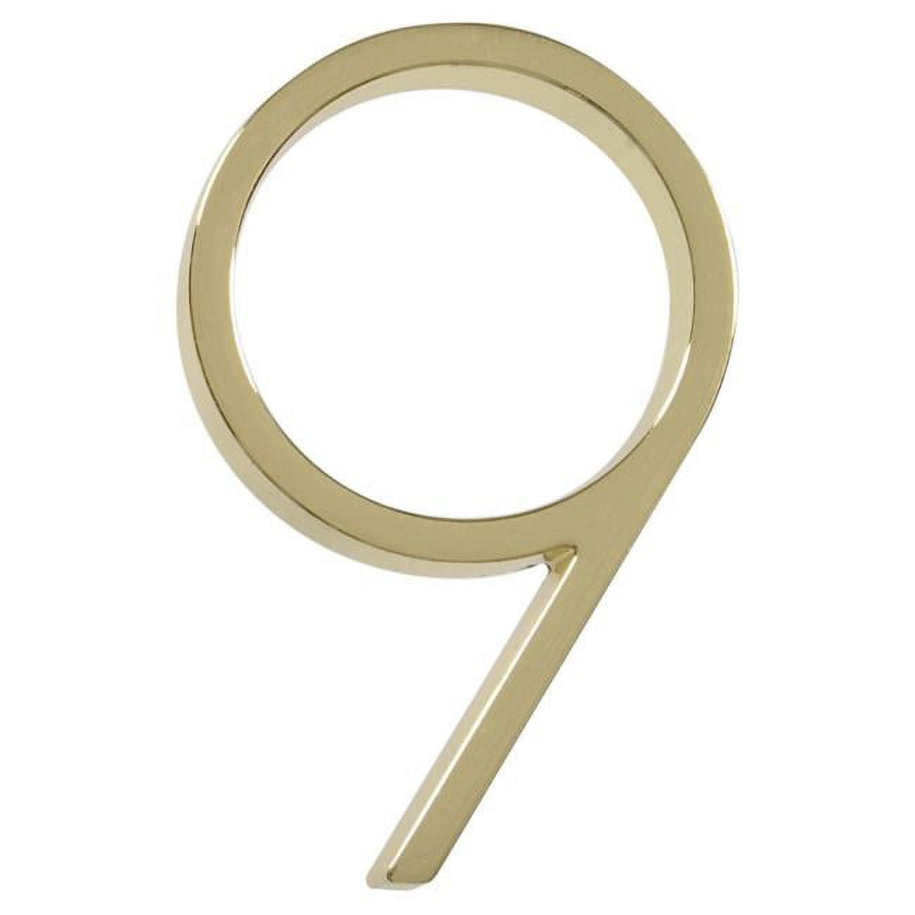 Distinctions by Hillman 5-Inch Floating Mount House Polished Brass ...