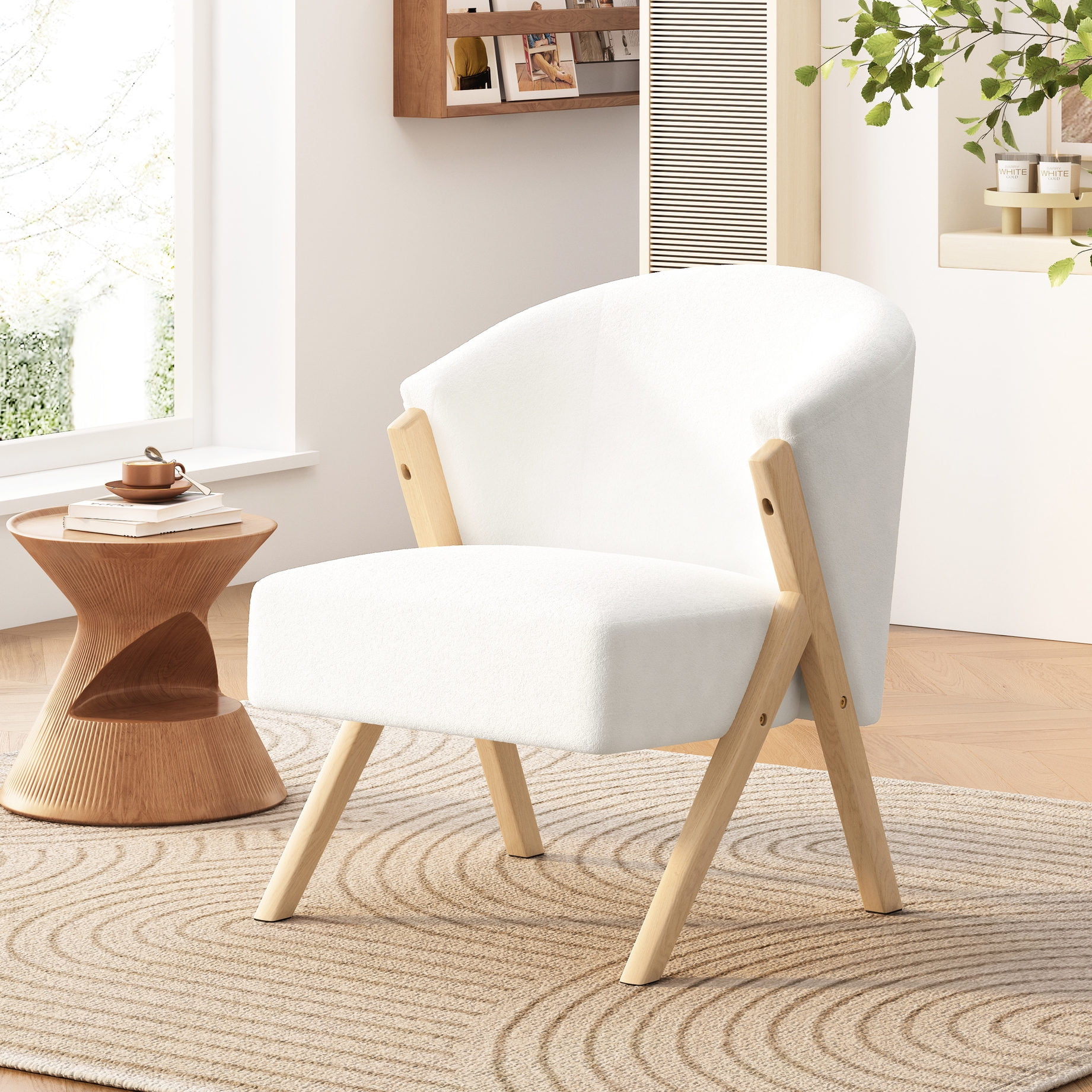 Distinctive Chair with Light, Airy Fabric, 27.8 in Package Depth ...