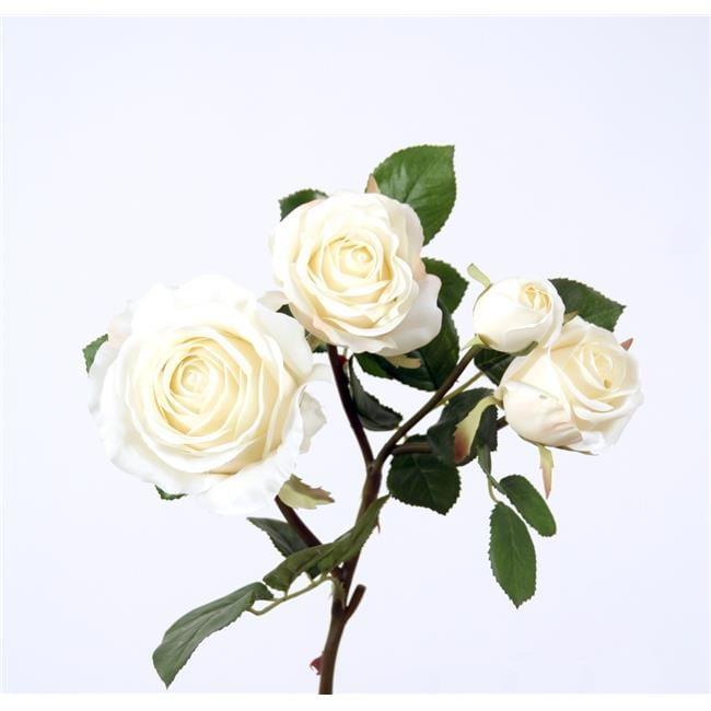 Distinctive Designs DI-476-CRWH 15' Rose in Cream White - Walmart.com