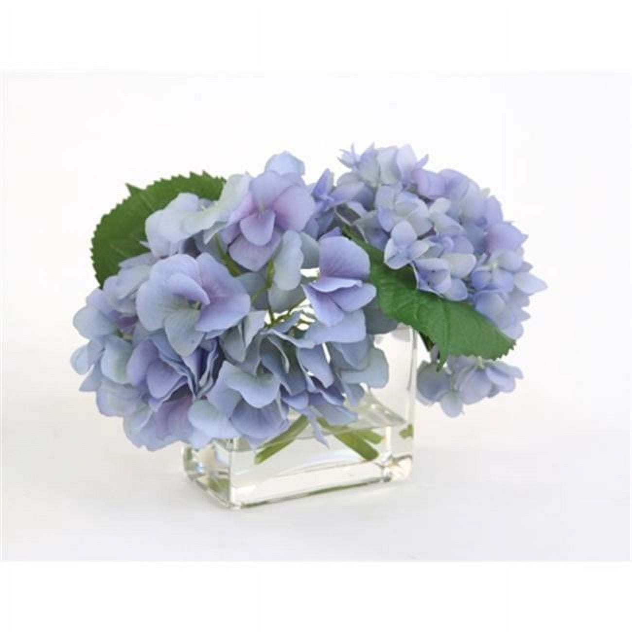 Distinctive Designs International Waterlook Silk Blue Hydrangeas In A ...