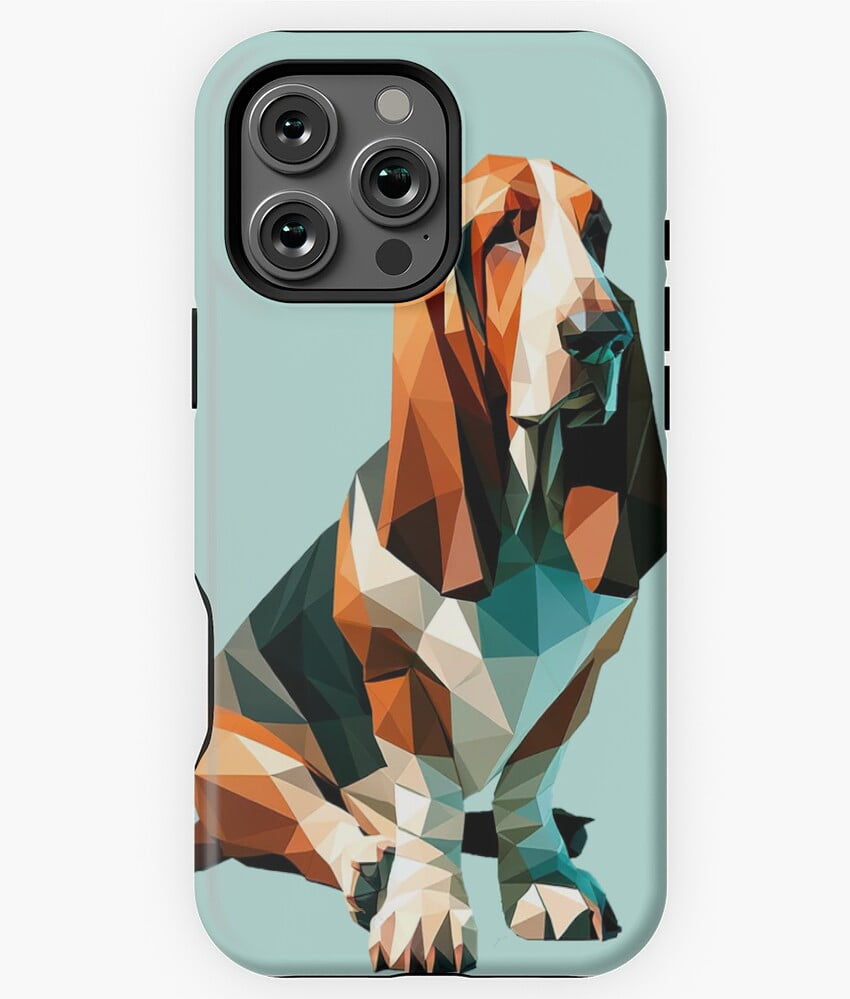 Distinguished Basset Hound Dapper Phone Case for iPhone 16 15 14 13 12 ...