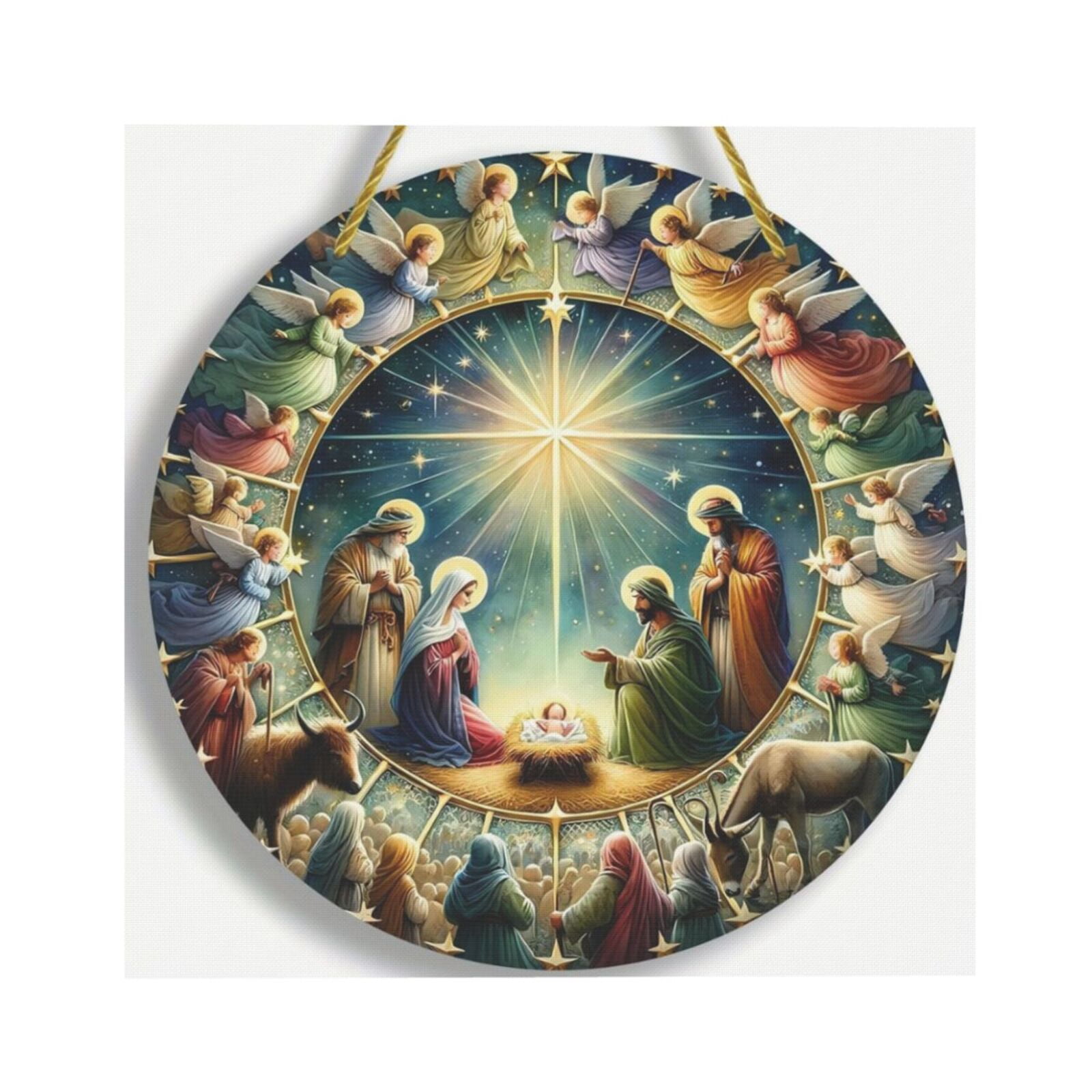 Distiny 2D Flat 8x8 Inch Christmas Religious Decoration Suntacher Jesus ...