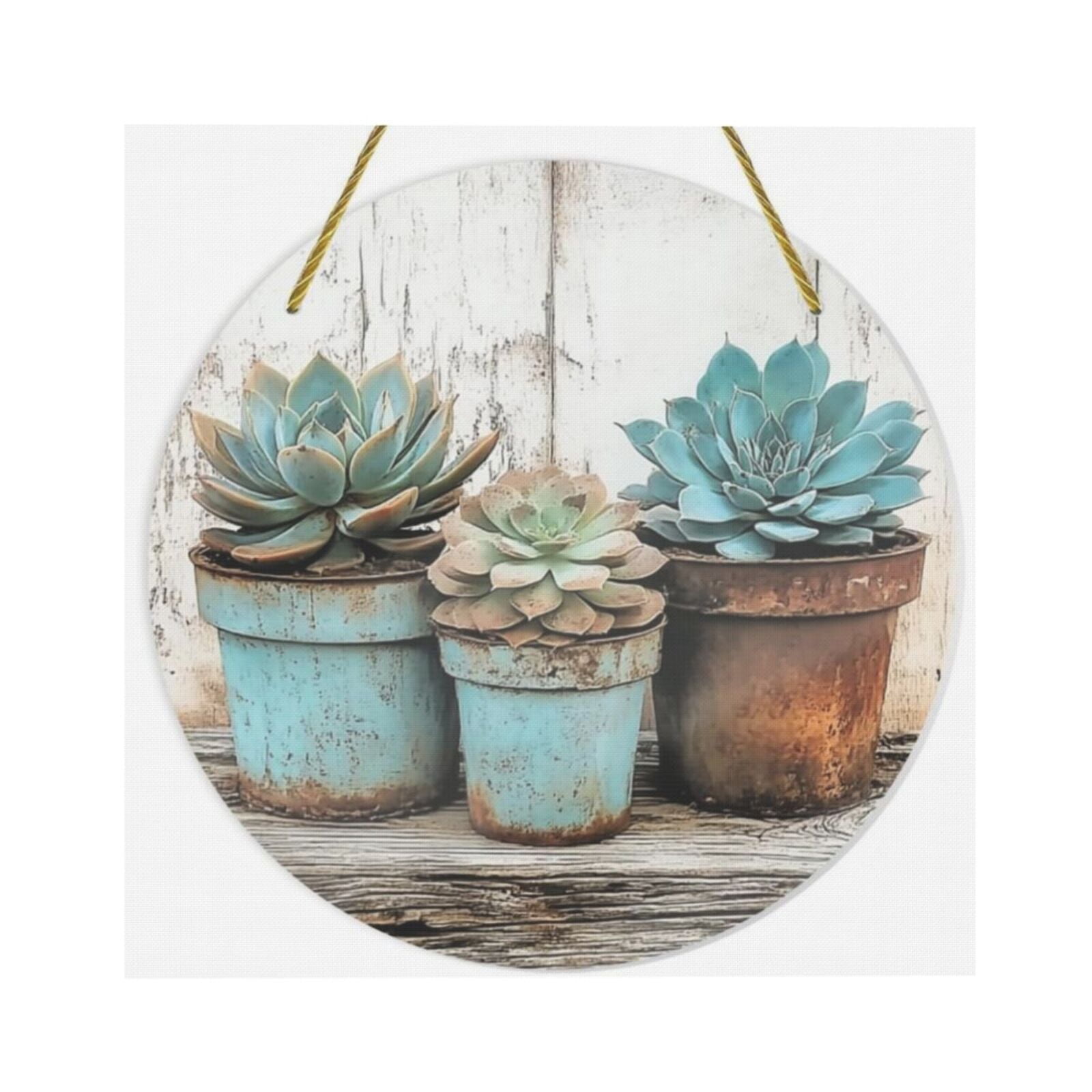 Distiny 3D Leaf Texture Succulent Acrylic Wall Art 8x8 inch, Window ...